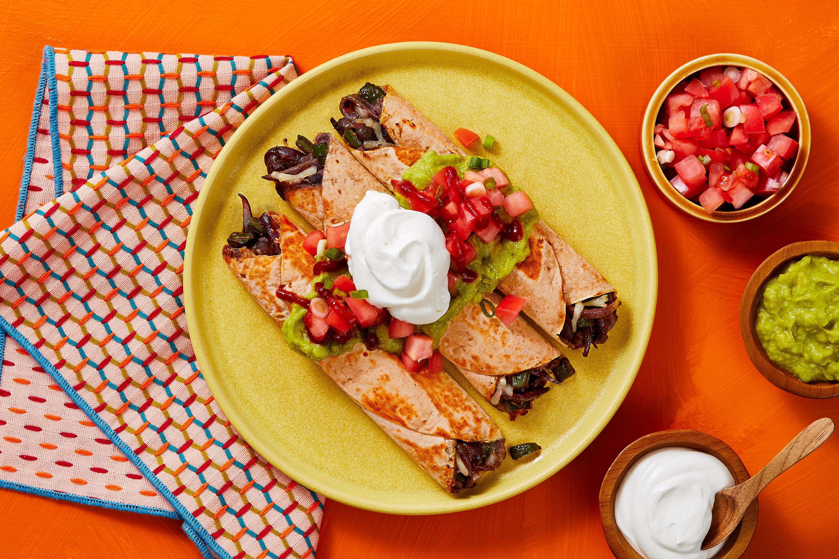 Black Bean and Poblano Flautas Recipe | HelloFresh