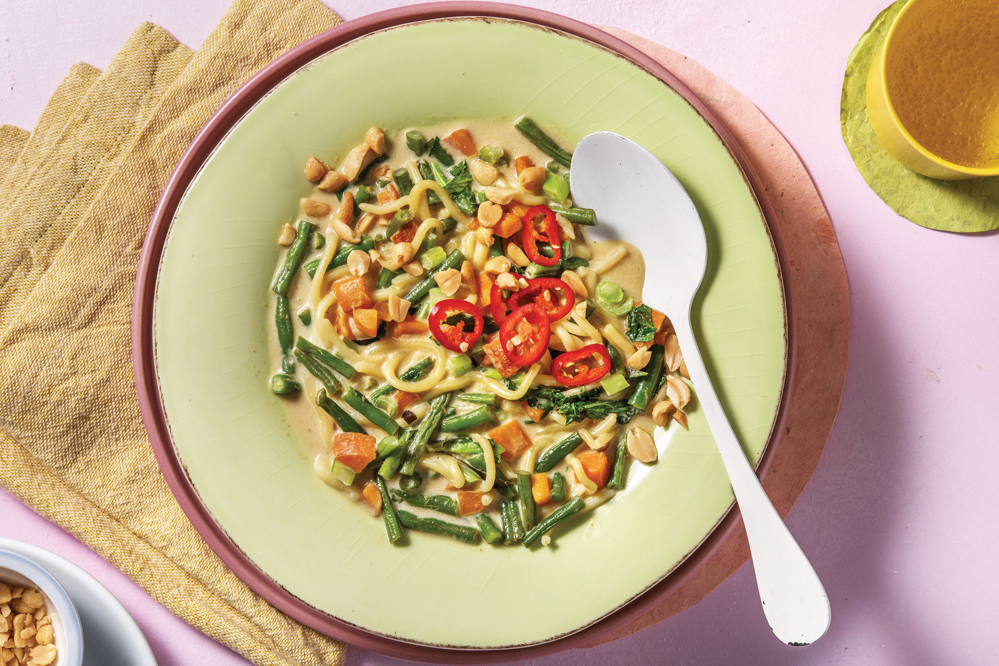 Thai Green Coconut Noodle Soup Recipe | HelloFresh