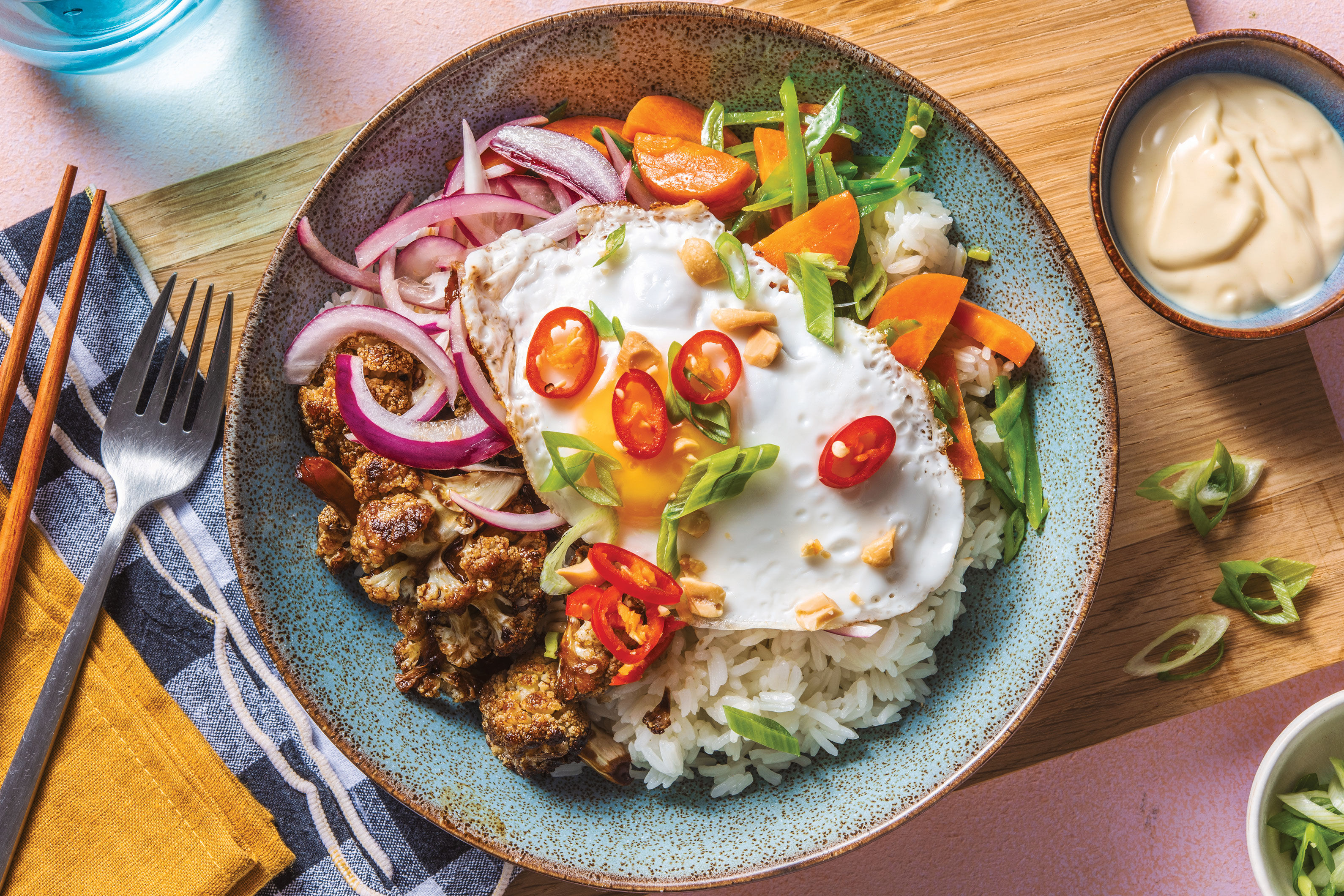 Sesame-Soy Cauliflower Bowl Recipe | HelloFresh
