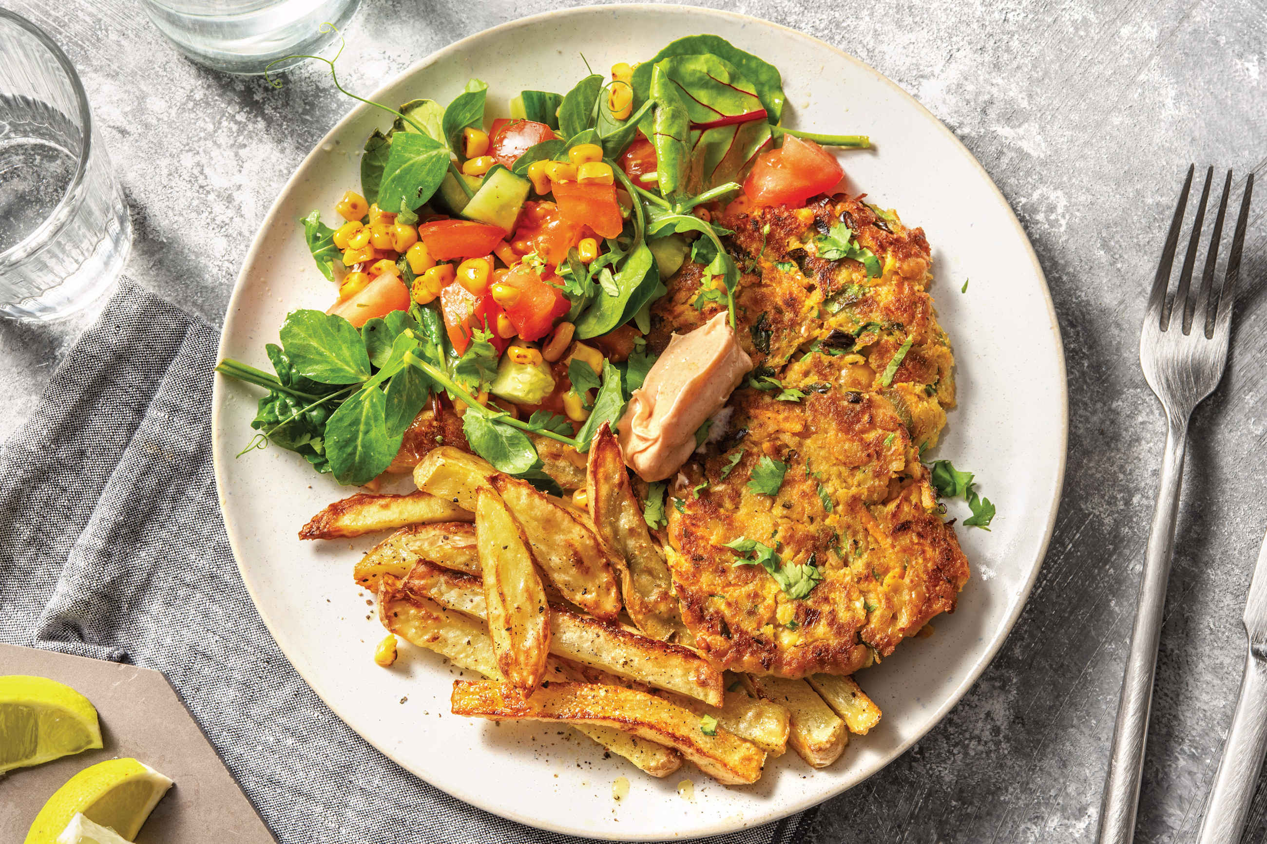 Mexican Chickpea Patties Recipe | HelloFresh
