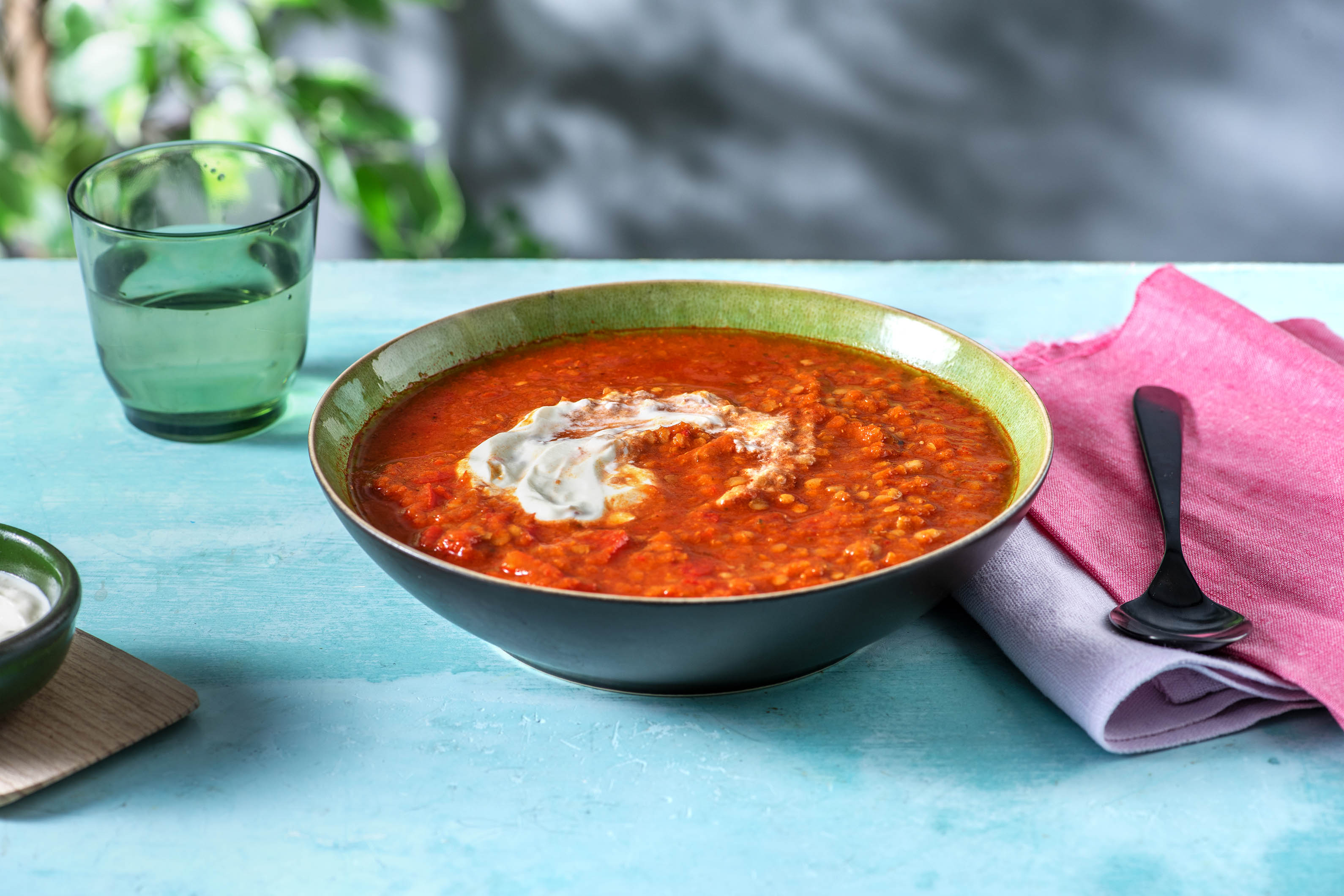 BOL Roasted Red Pepper, Tomato & Lentils Recipe | HelloFresh