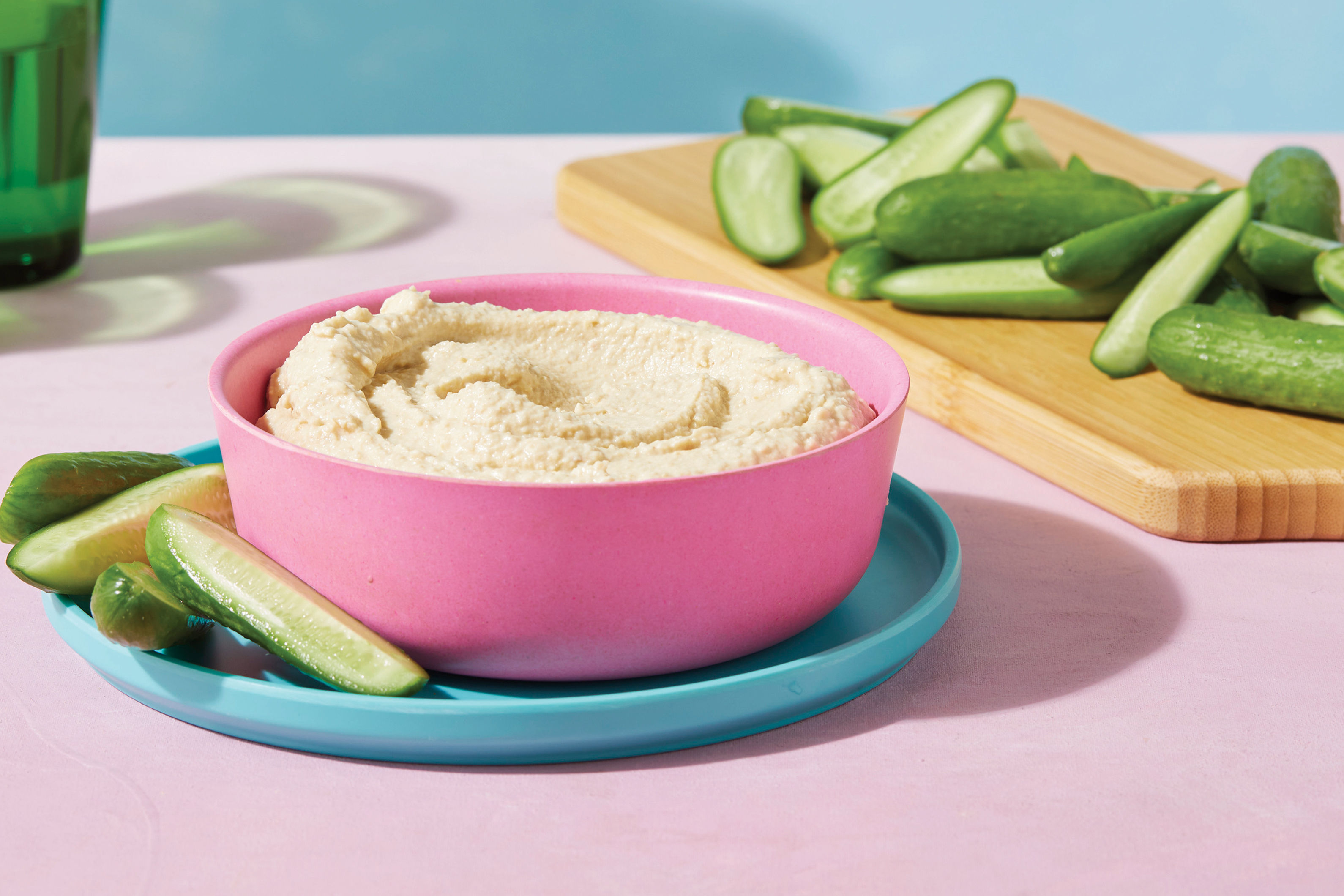Cucumbers & Hummus Dip Recipe | HelloFresh