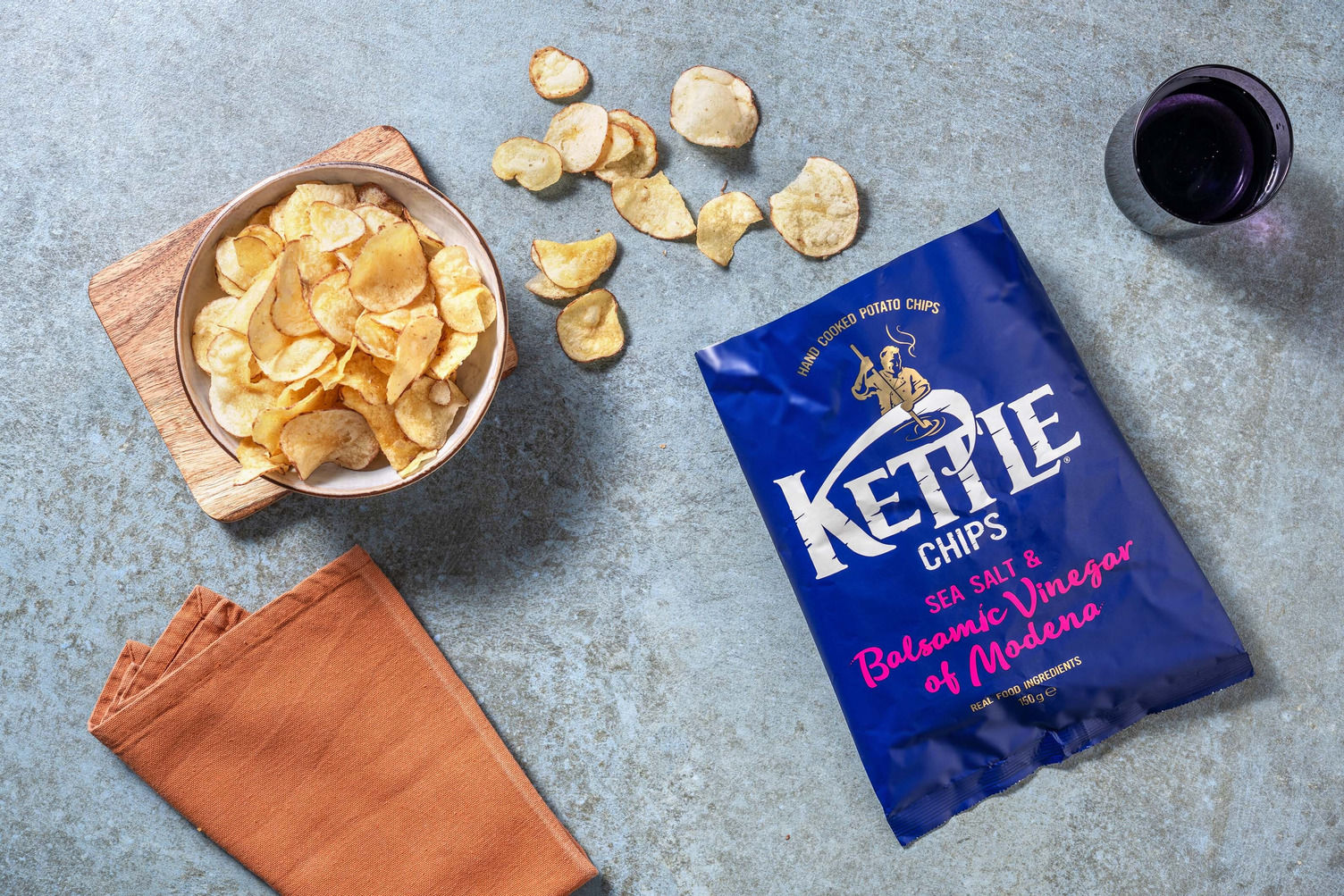 Kettle Chips - Sea salt & balsamic vinegar Recept | HelloFresh