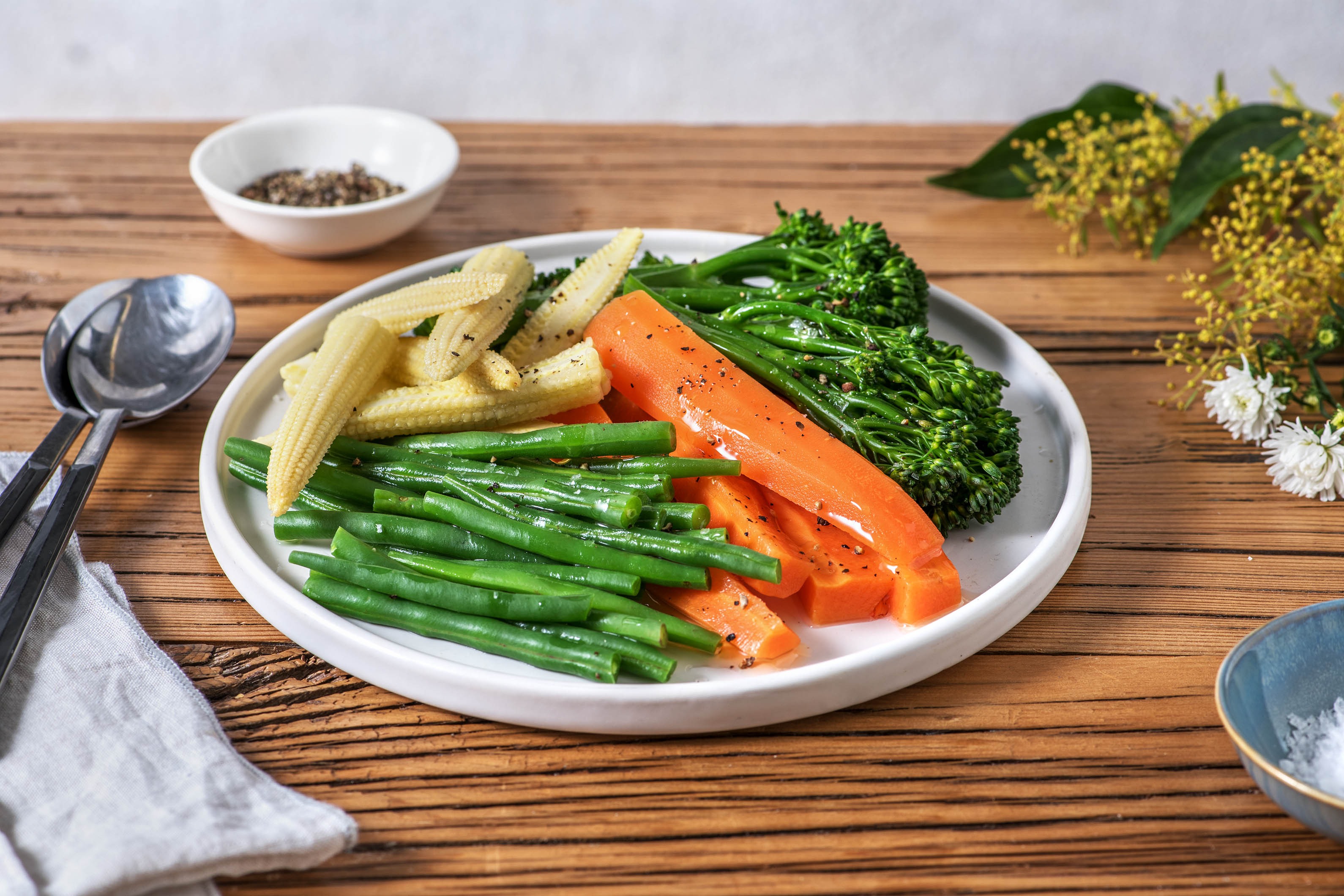 Rainbow Veg Side Recipe | HelloFresh