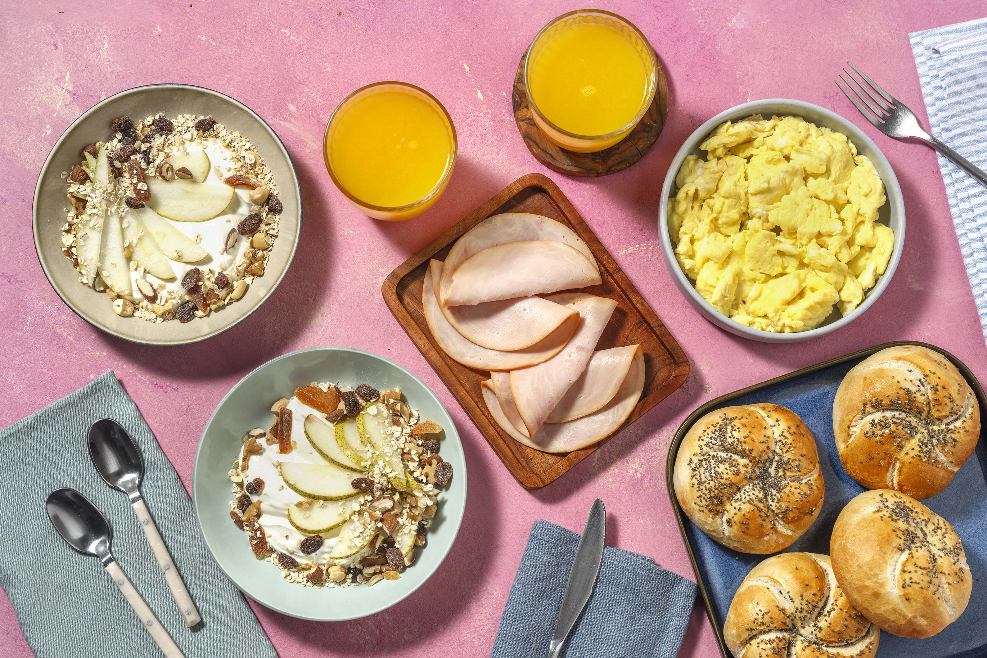 Continental breakfast in 10 minuten Recept | HelloFresh