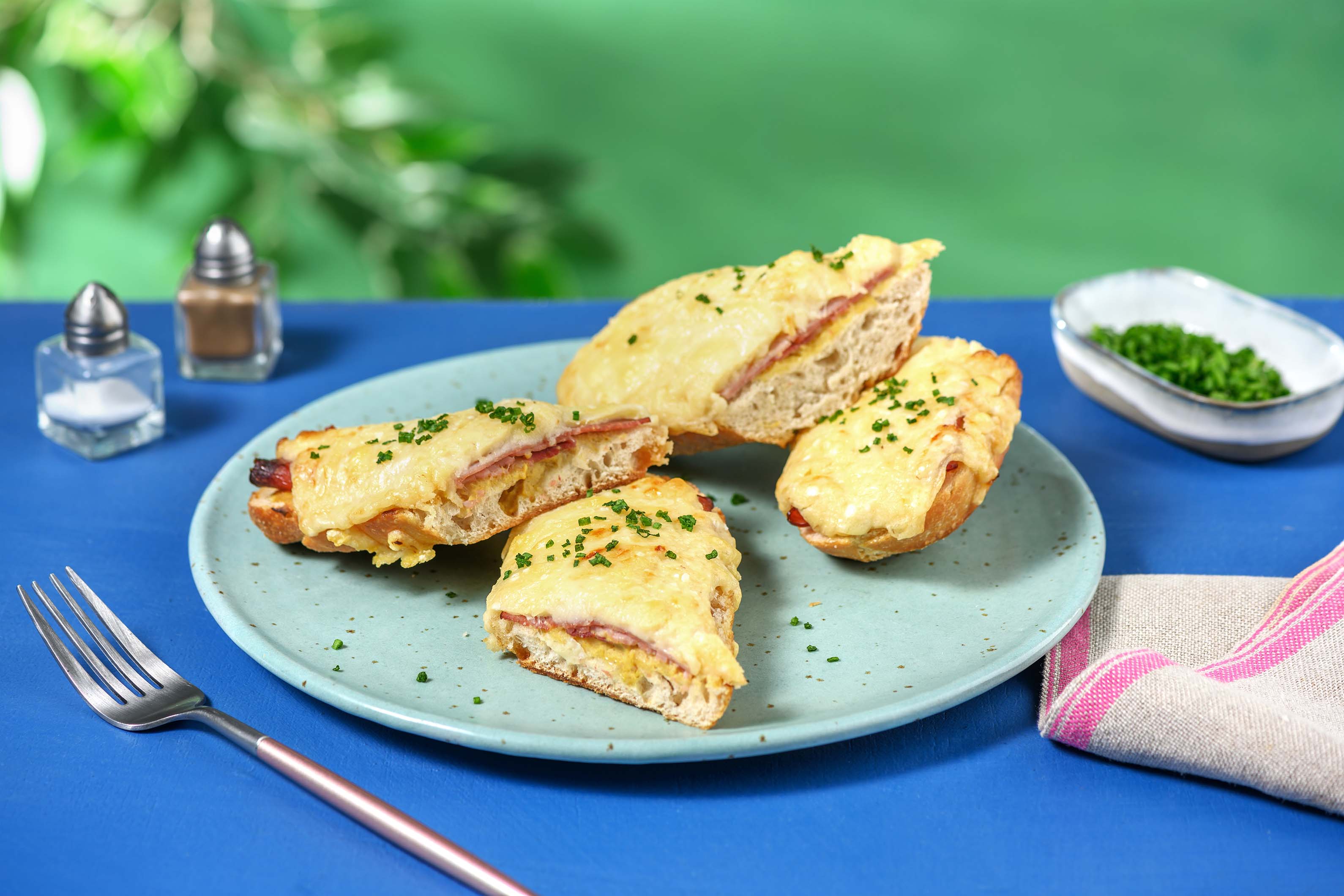 Croque monsieur baguette Recept | HelloFresh
