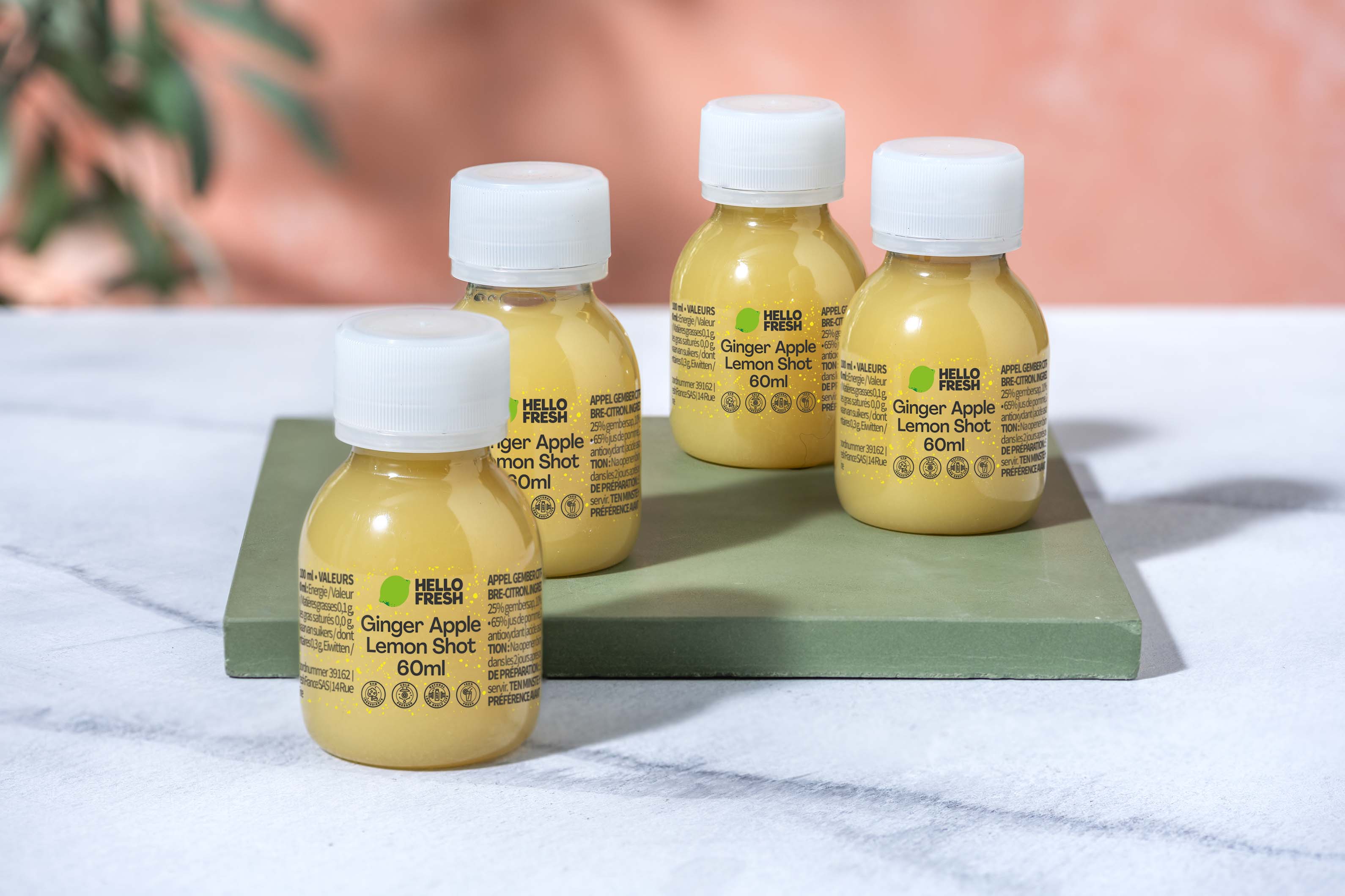 Ginger Apple Lemon Shot FR/NL (60ml) sold in multiple of 4 (4x60ml ...