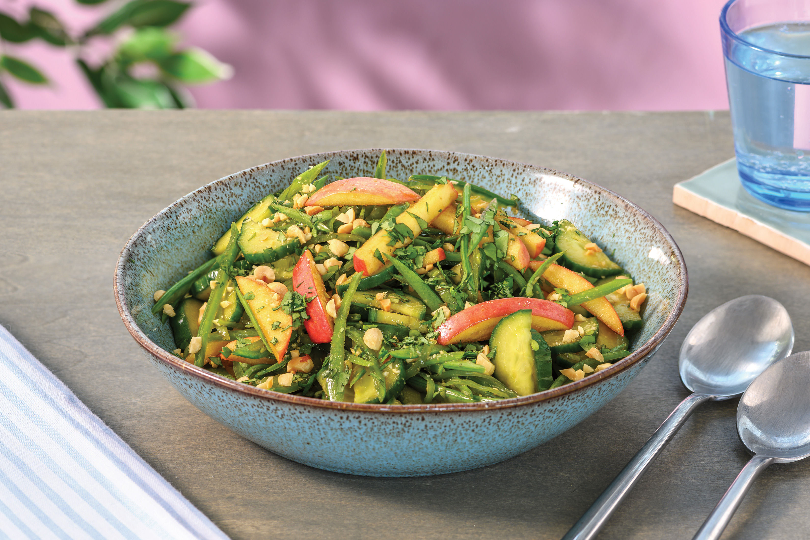 Apple, Pea Pods & Cucumber Salad Recipe | HelloFresh