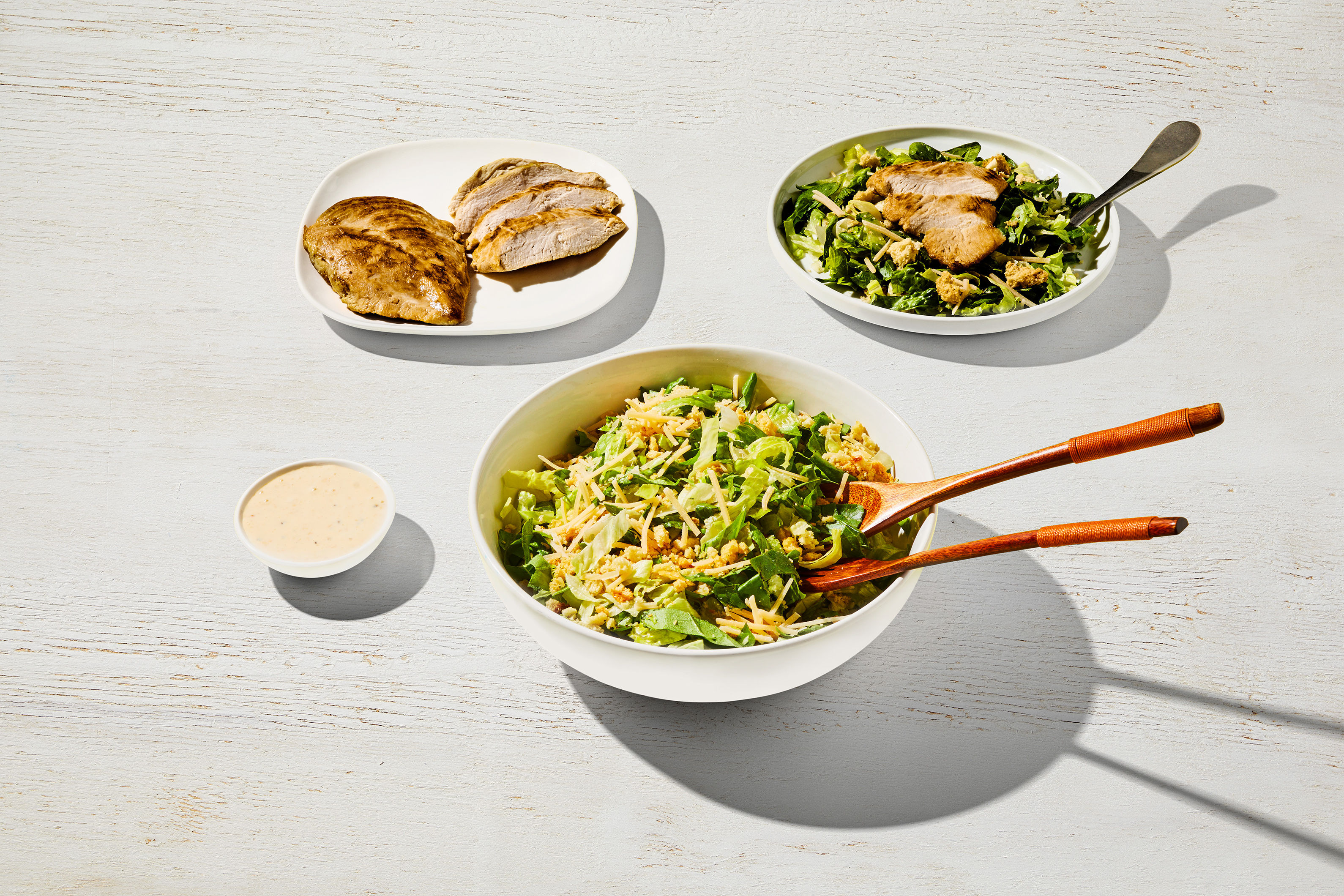 Caesar Salad & Fully Cooked Chicken Recipe | HelloFresh