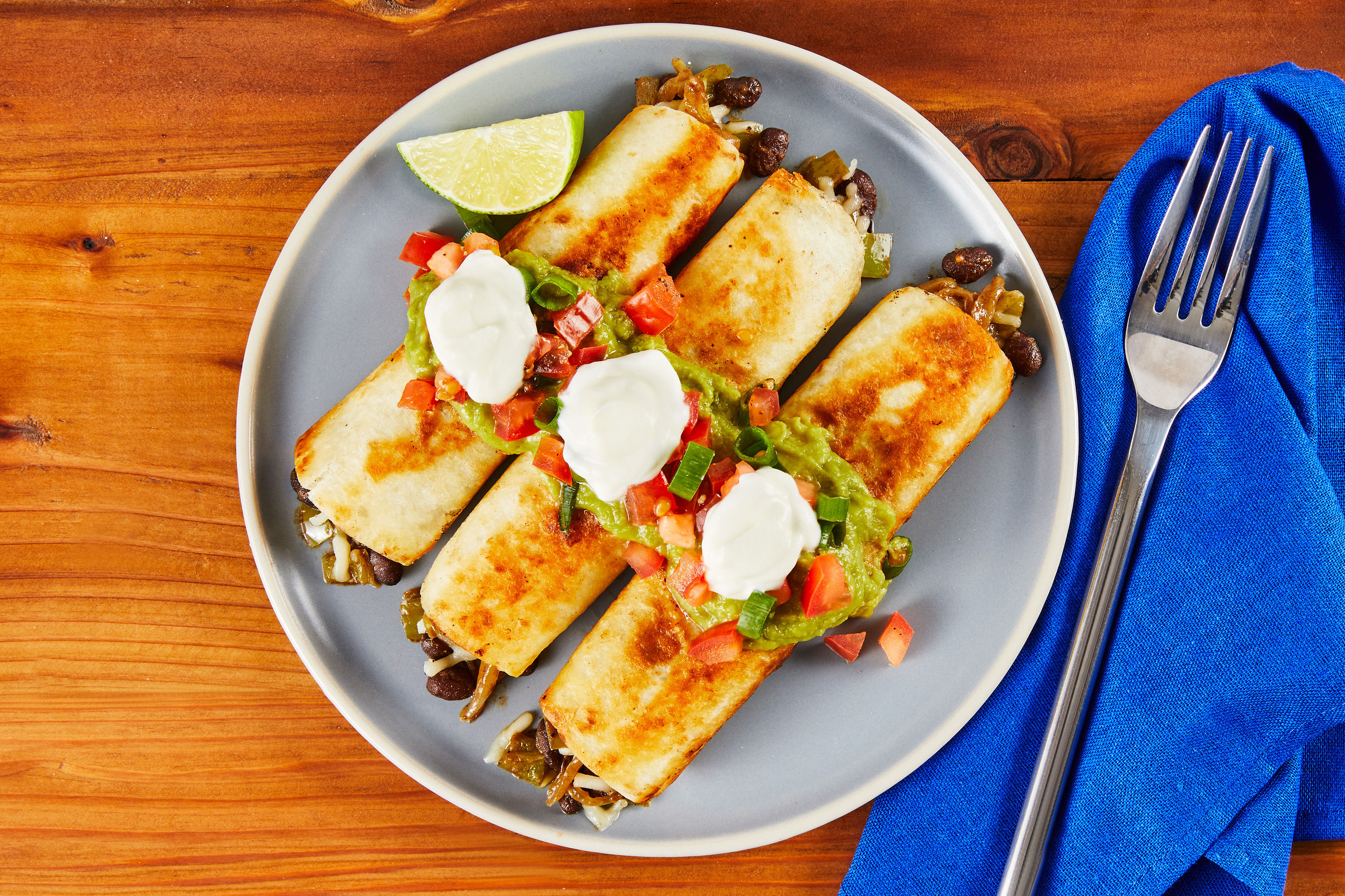 Black Bean & Green Pepper Flautas Recipe | HelloFresh
