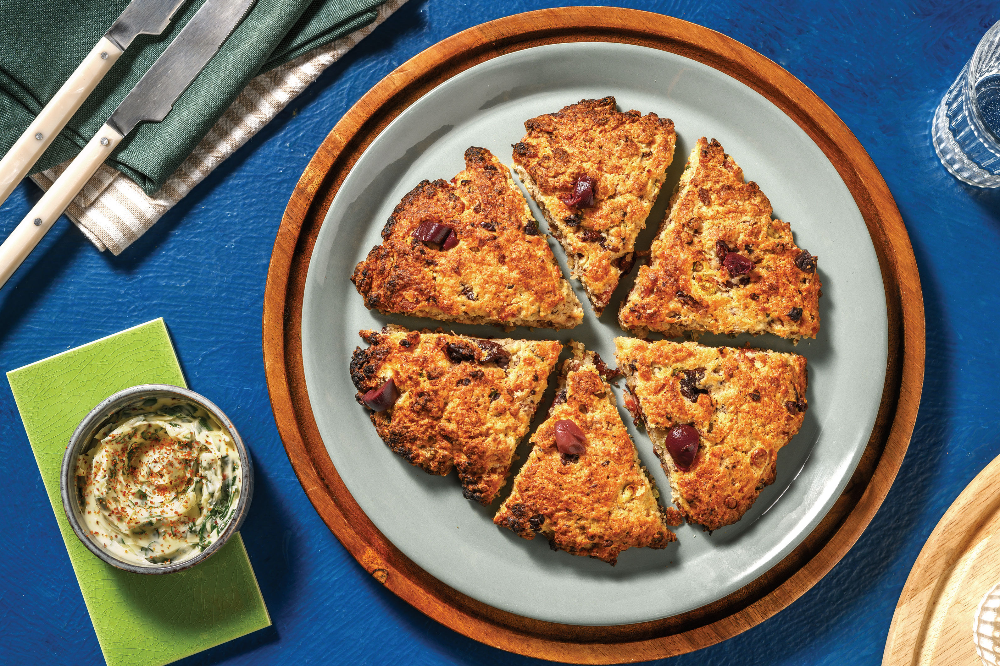 Bacon & Olive Cheesy Scones Recipe | HelloFresh