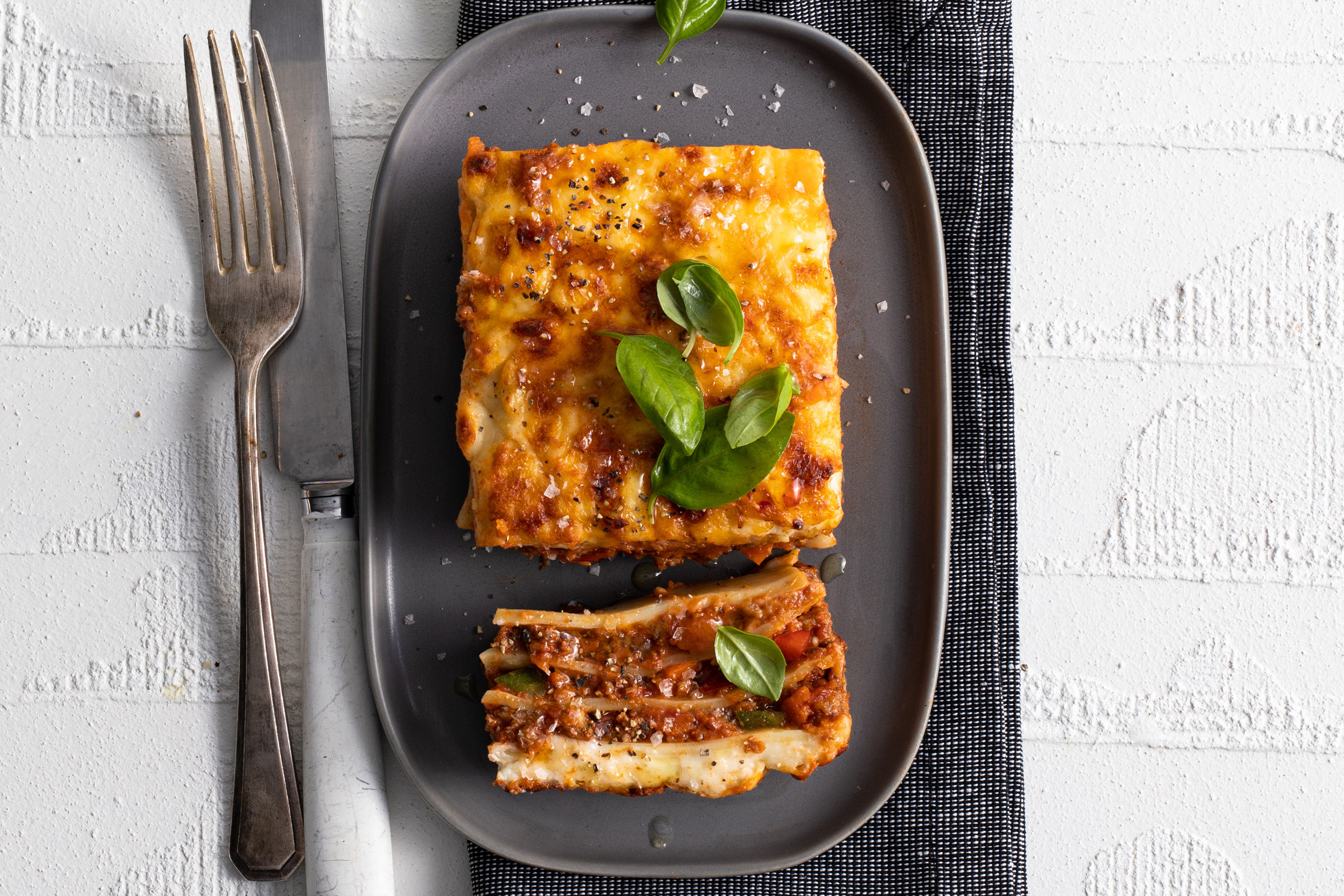 Beef Lasagne with Choc Brownie Bite | Youfoodz Meal Delivery Recipe ...