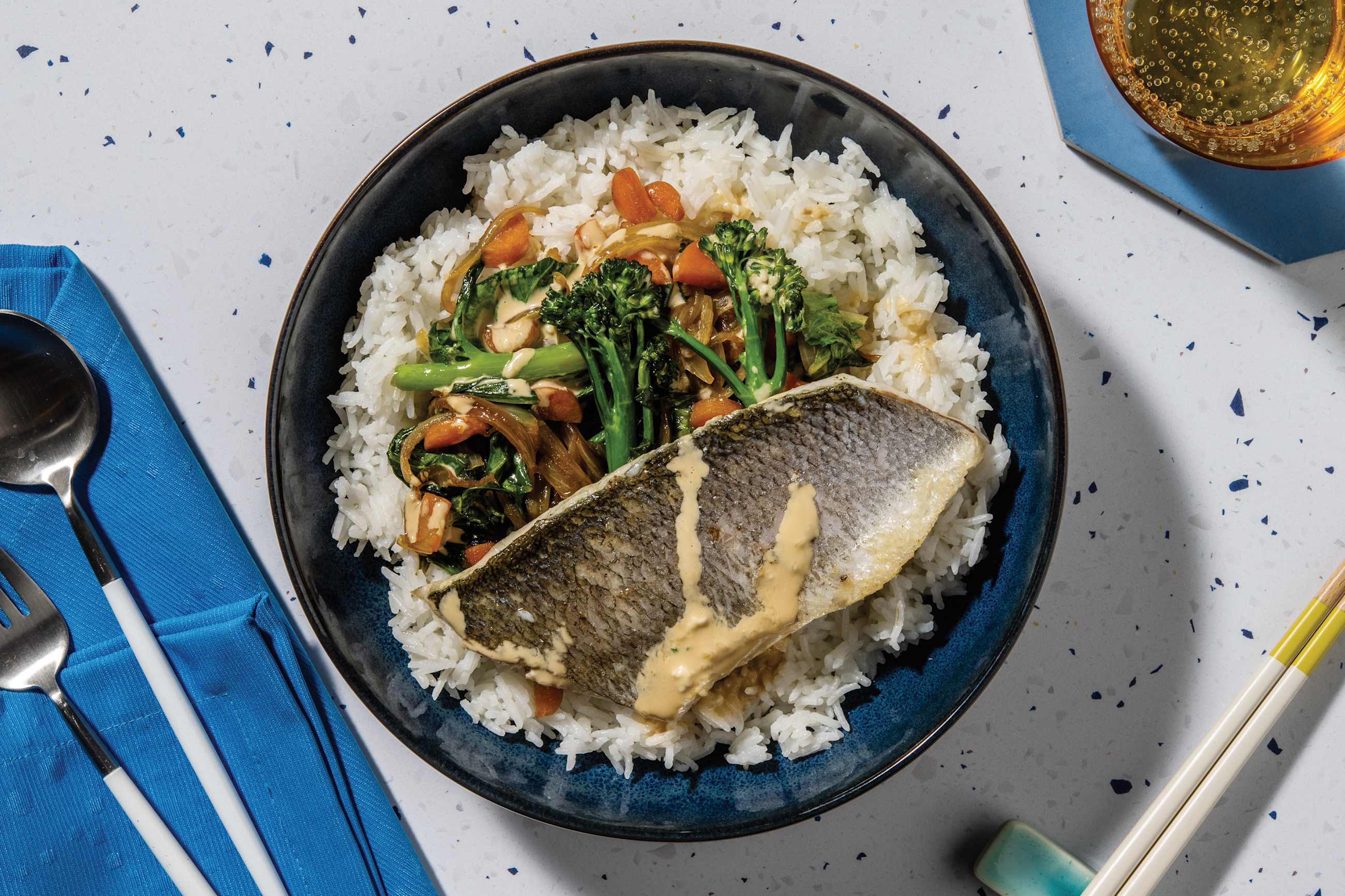 Japanese-Style Barramundi & Baby Broccoli Recipe | HelloFresh