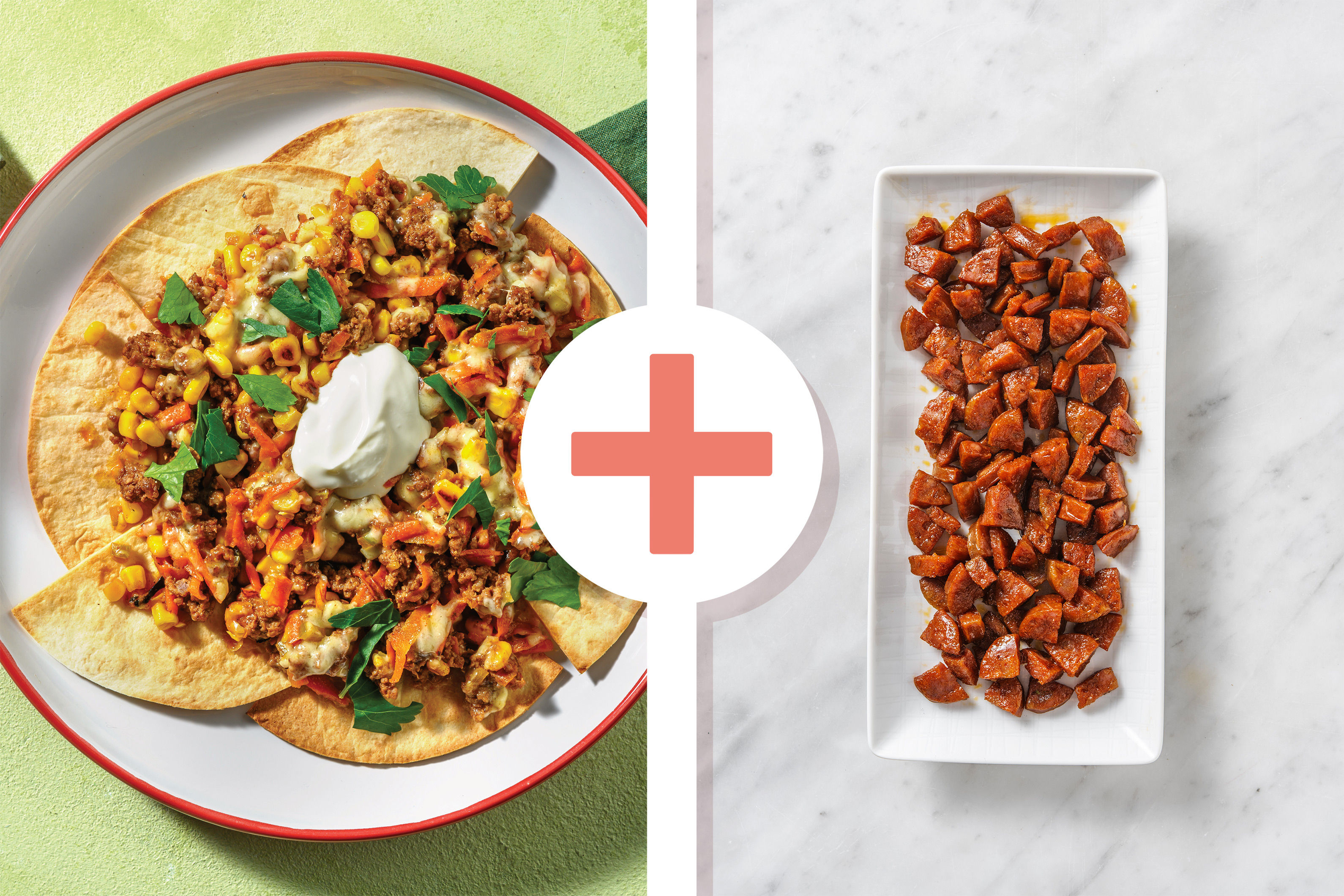 Hearty Tex-Mex Beef & Chorizo Nachos Recipe | HelloFresh