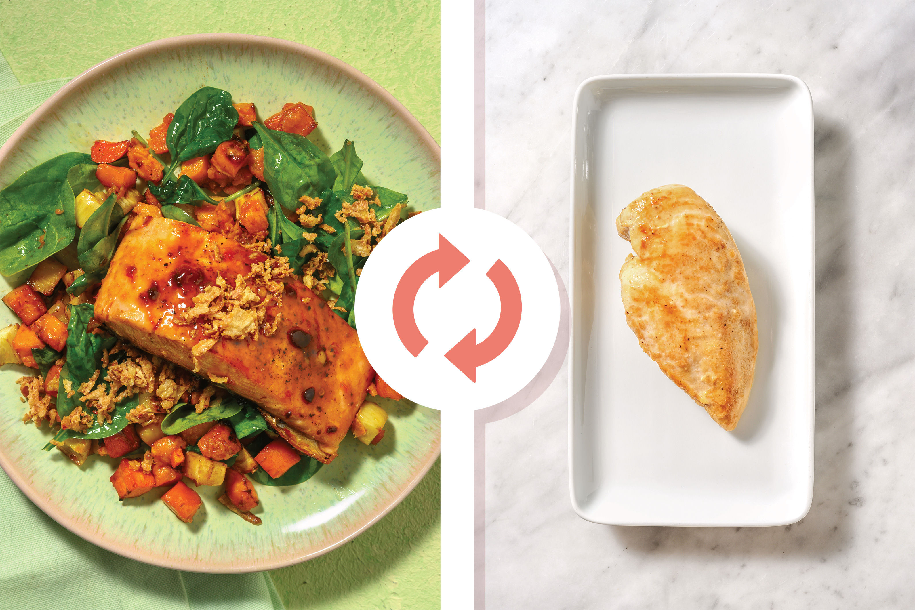 Miso-Glazed Chicken & Roast Pumpkin Medley Recipe | HelloFresh