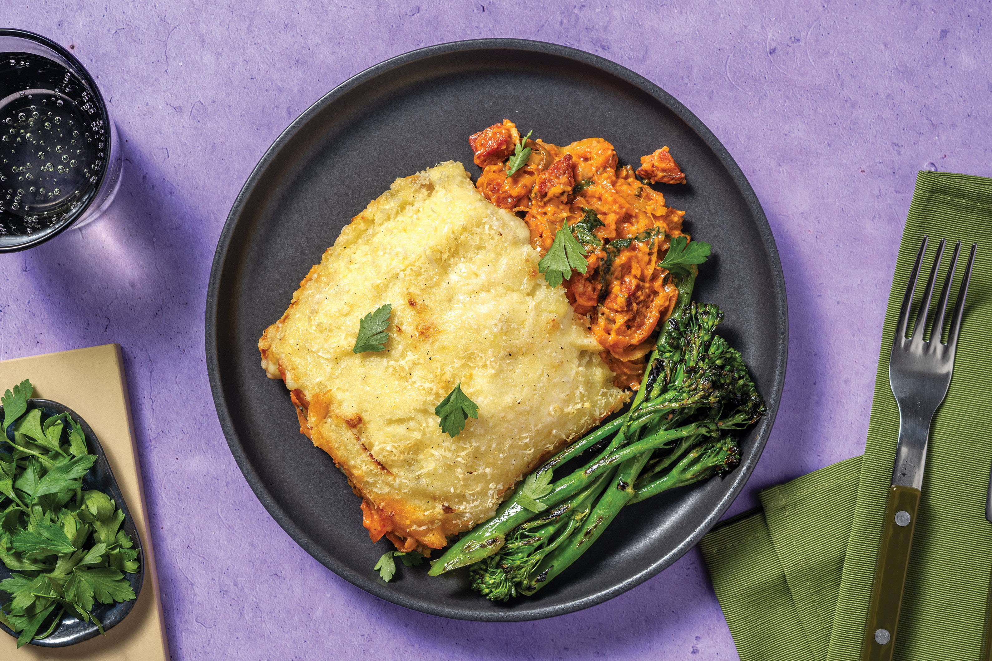 Creamy Chorizo & Leek Potato Top Pie Recipe | HelloFresh