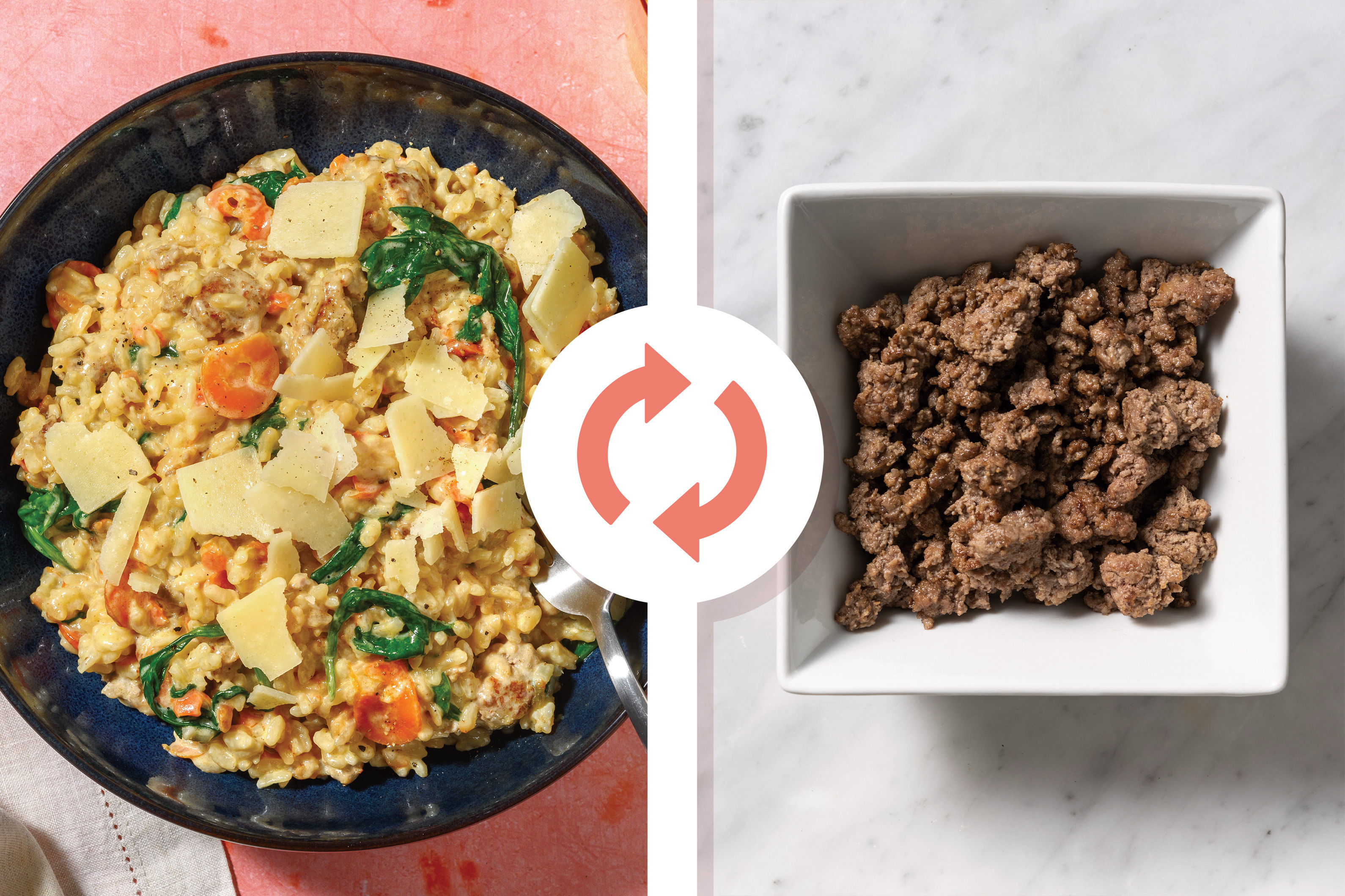 Creamy Beef & Spinach Risotto Recipe | HelloFresh