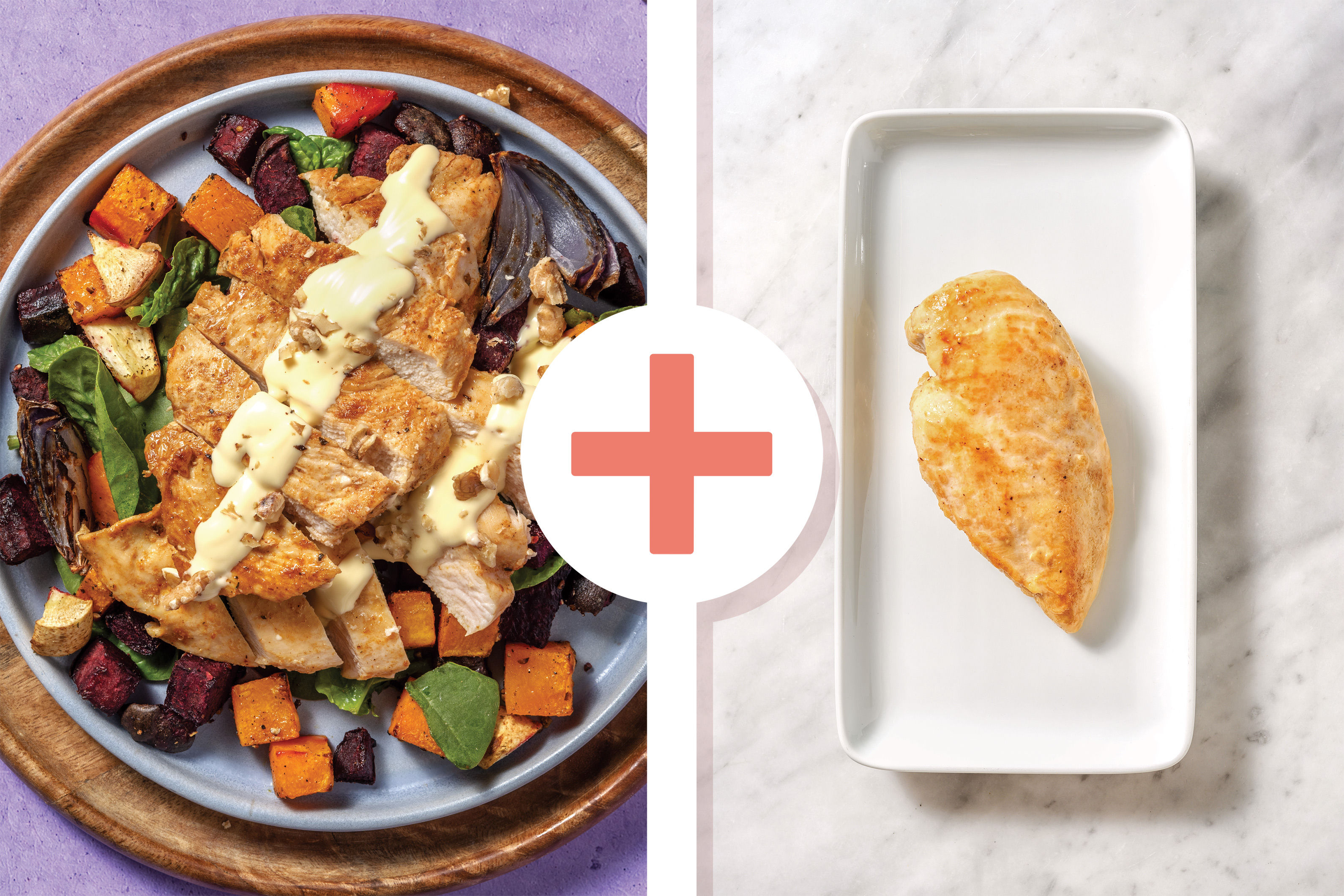 Double Spiced Chicken & Chive Yoghurt Recipe | HelloFresh