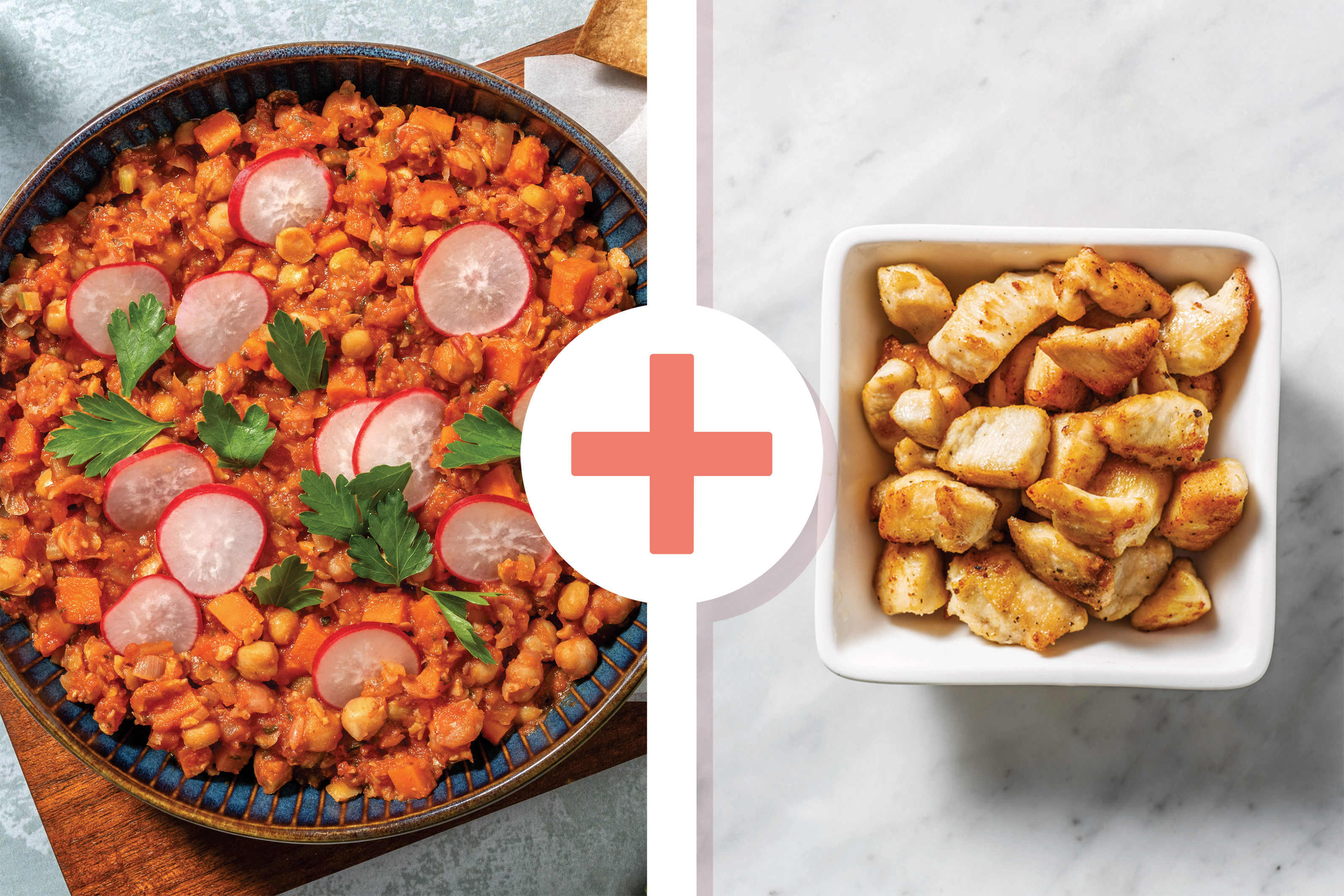 Middle Eastern-Style Chickpea & Chicken Bowl Recipe | HelloFresh