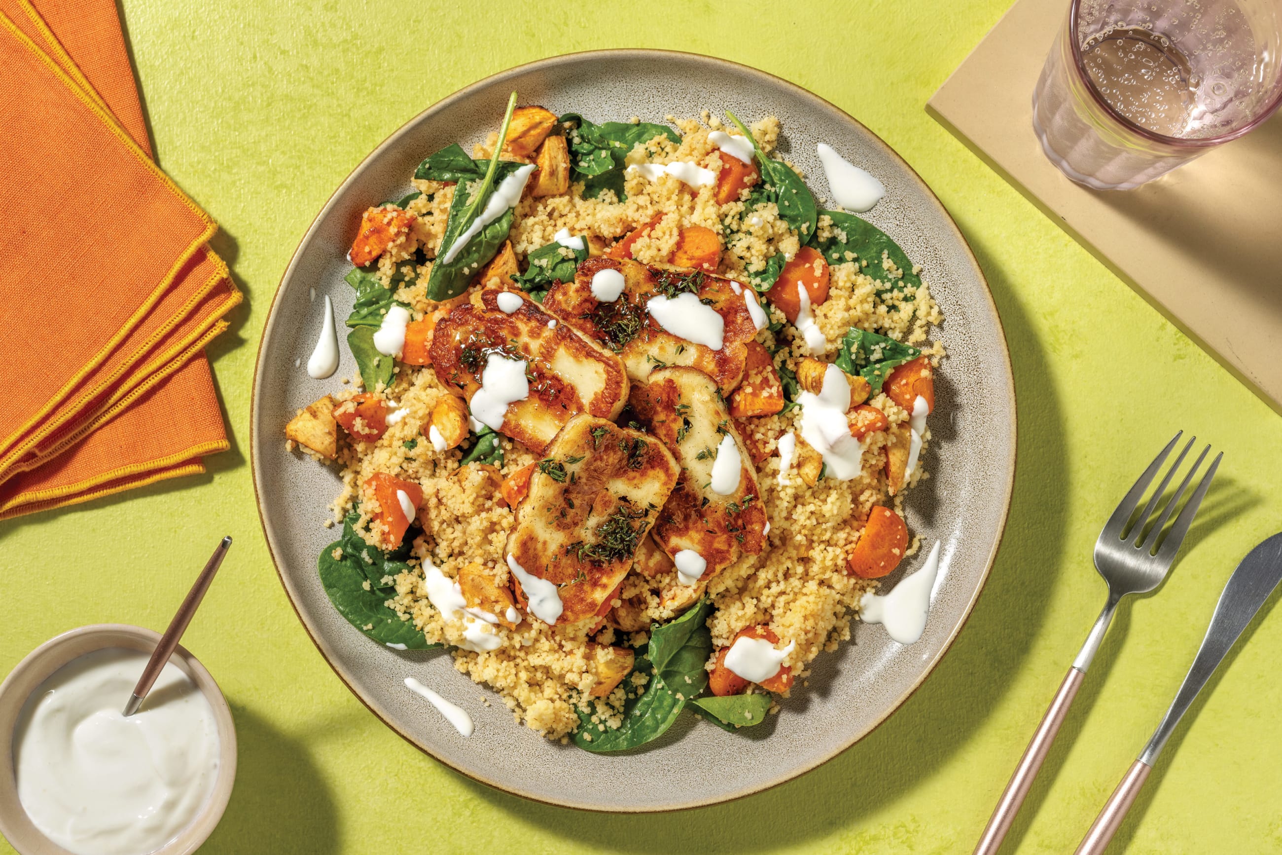 Beef, Honey & Thyme Glazed Halloumi Recipe | HelloFresh