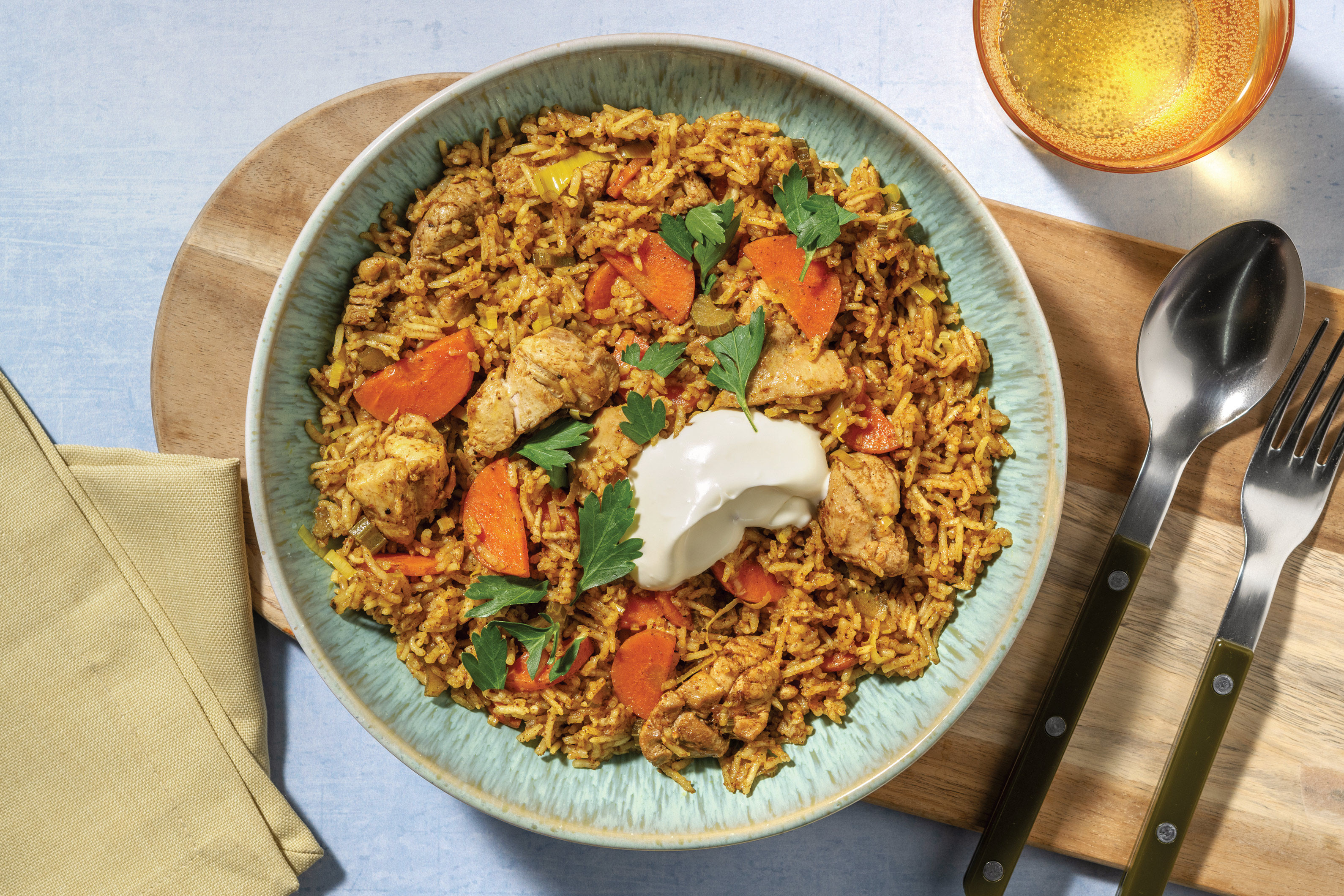 One-Pot Indian Chicken & Veggie Pilaf Recipe | HelloFresh