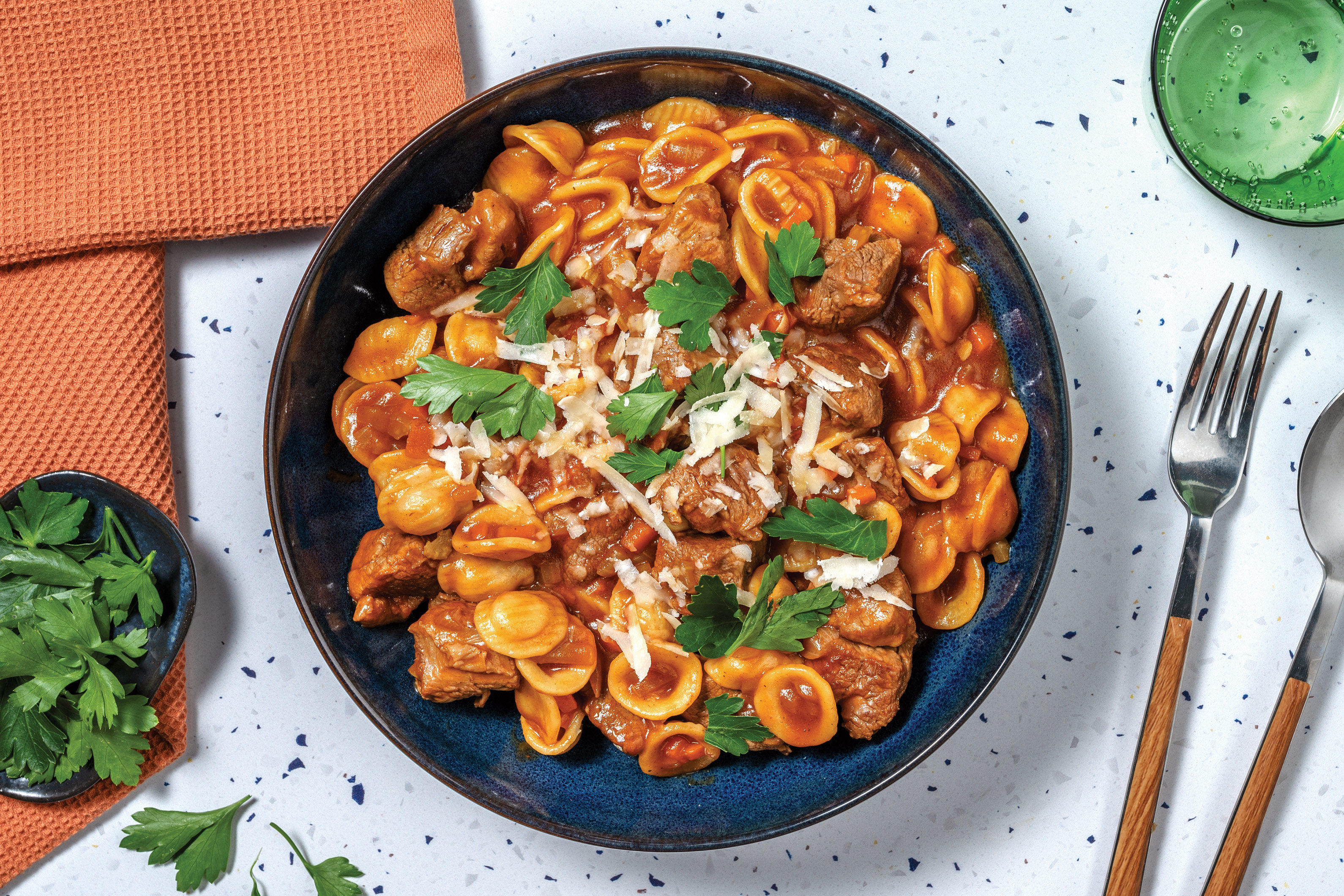 One-Pot Beef Ragu & Orecchiette Recipe | HelloFresh