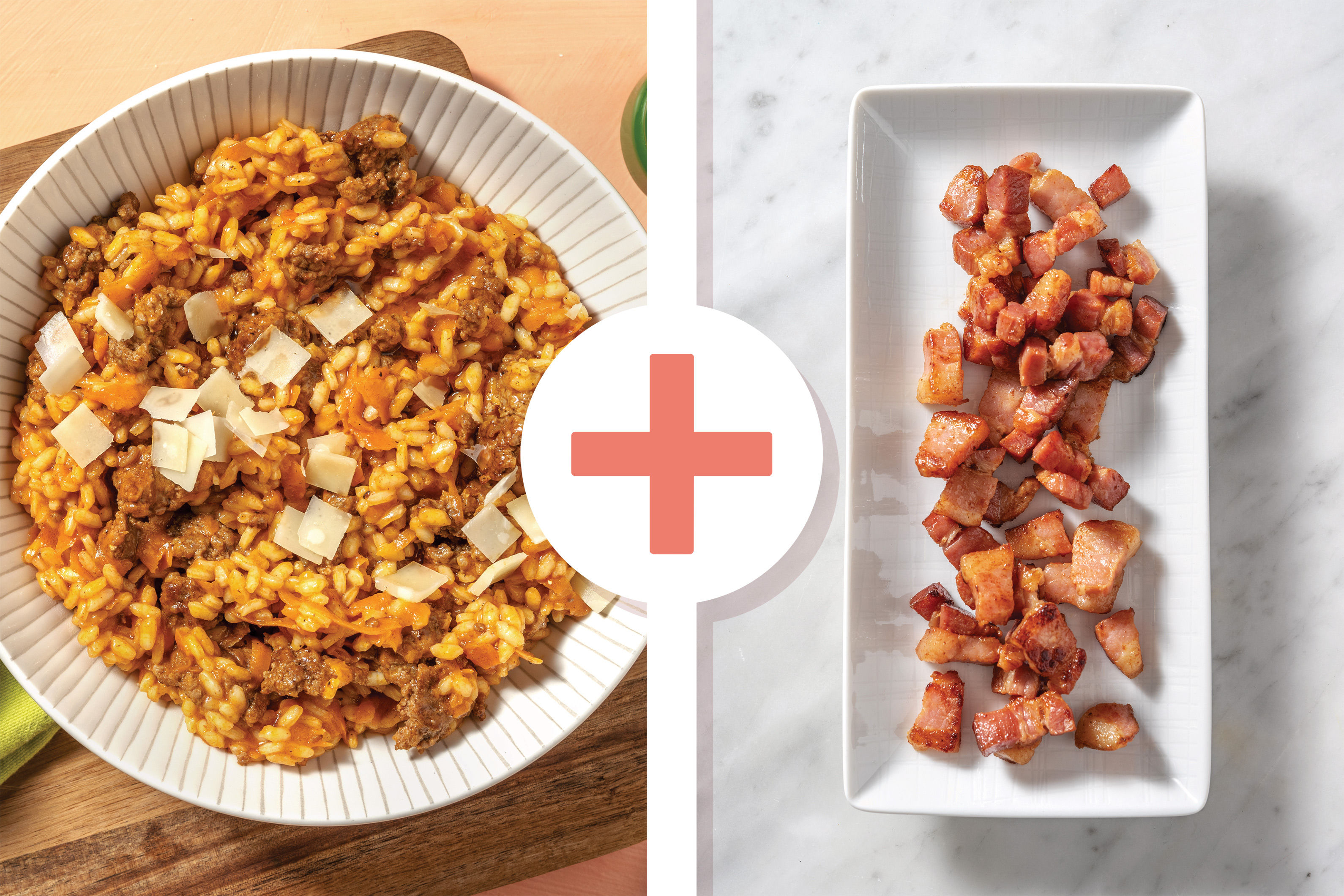 Easy Beef & Bacon Bolognese Risotto Recipe | HelloFresh