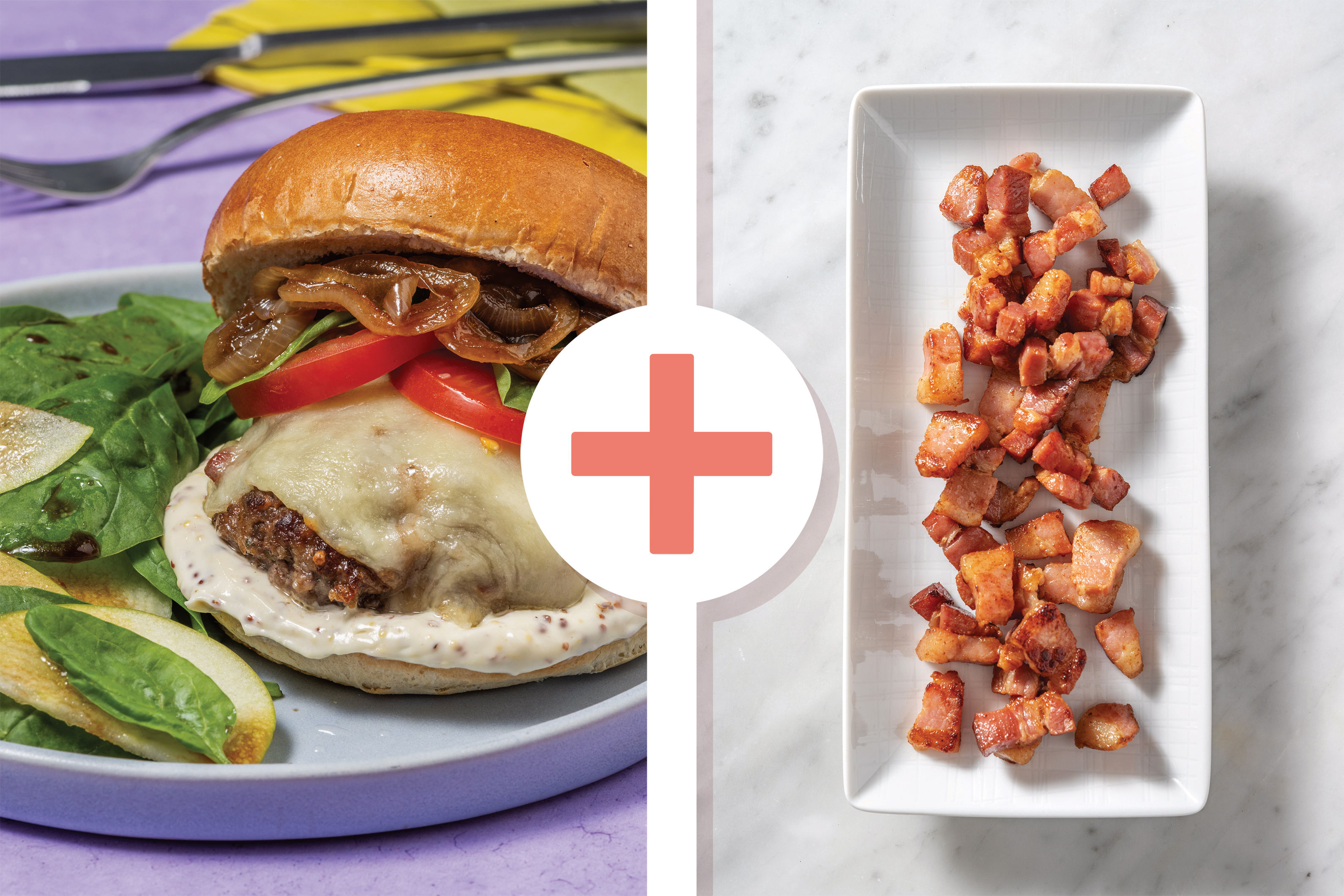 Quick Italian Beef Burgers Recipe | HelloFresh