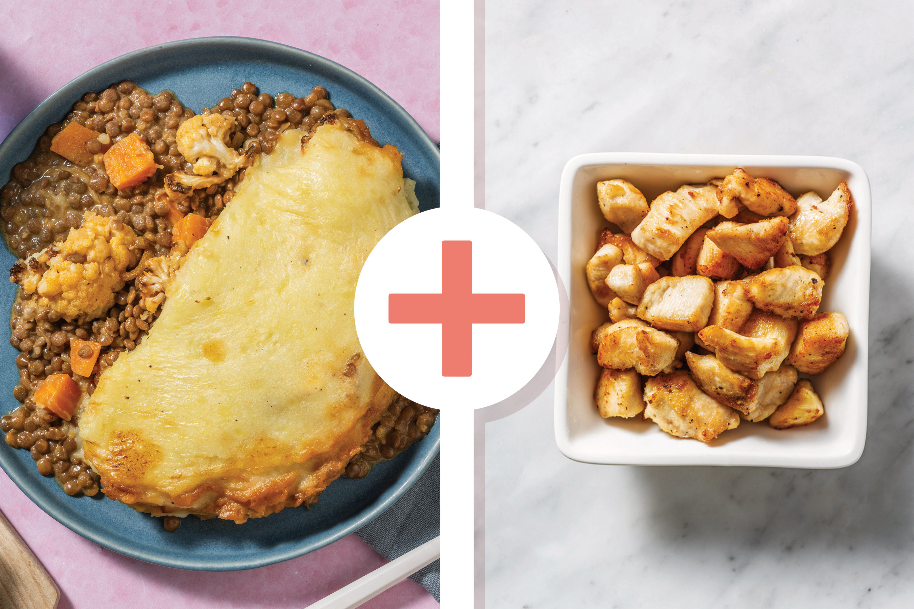Potato-Topped Chicken & Lentil Curry Pie Recipe | HelloFresh