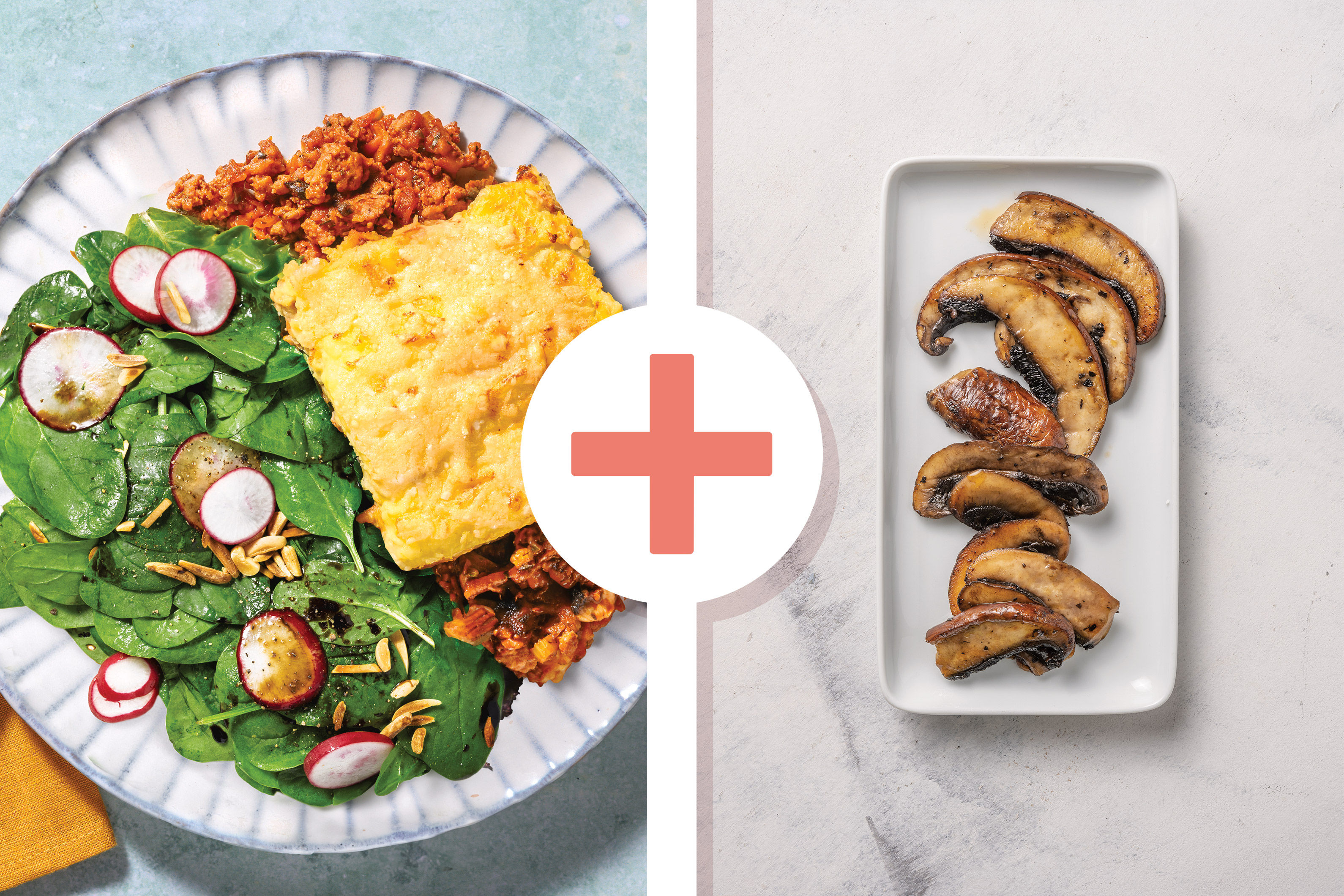 Hearty Pork, Mushroom & Cheesy Mash Pie Recipe | HelloFresh