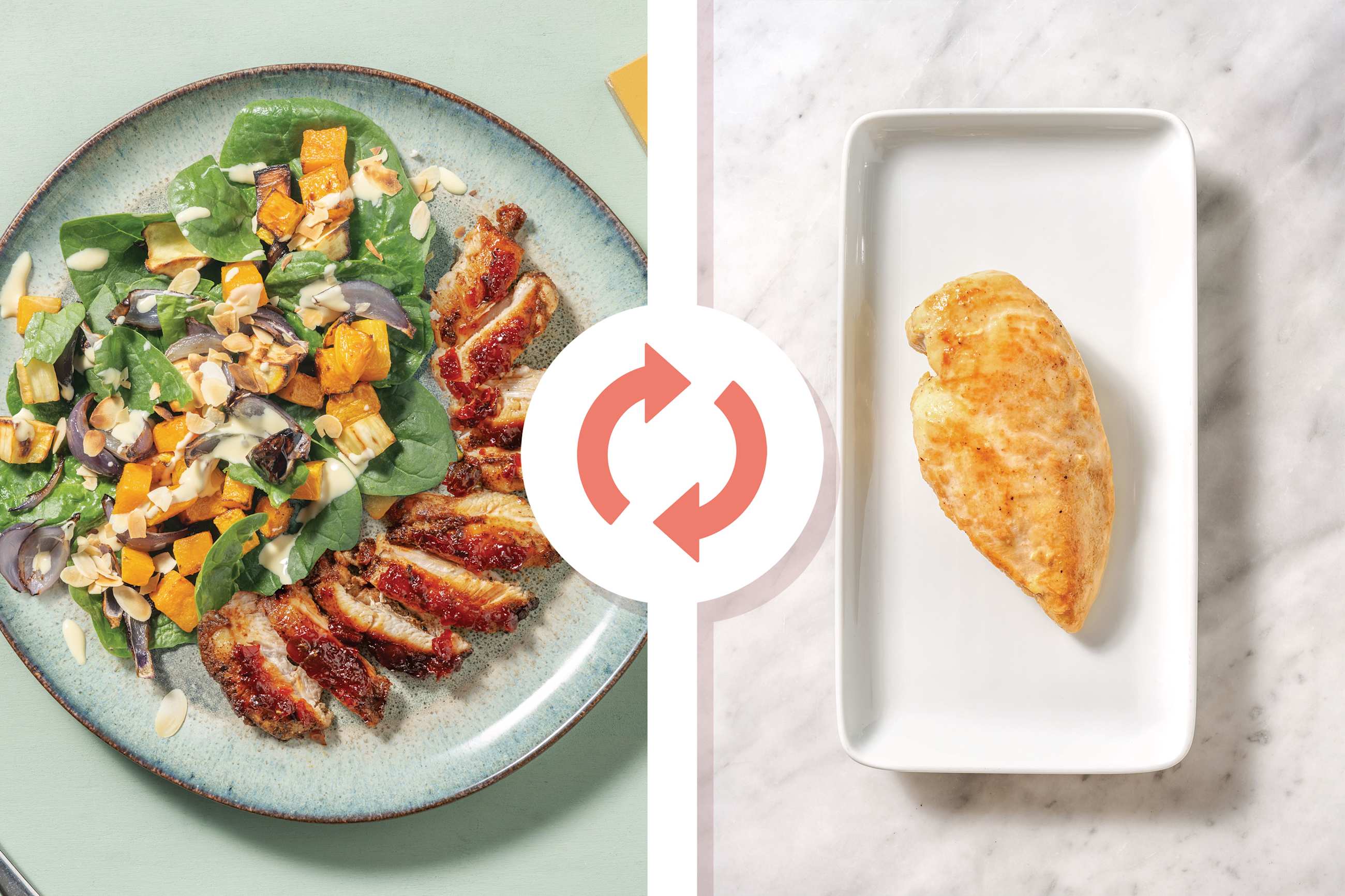 Nan's Chicken & Tuscan Roasted Veggies Recipe | HelloFresh