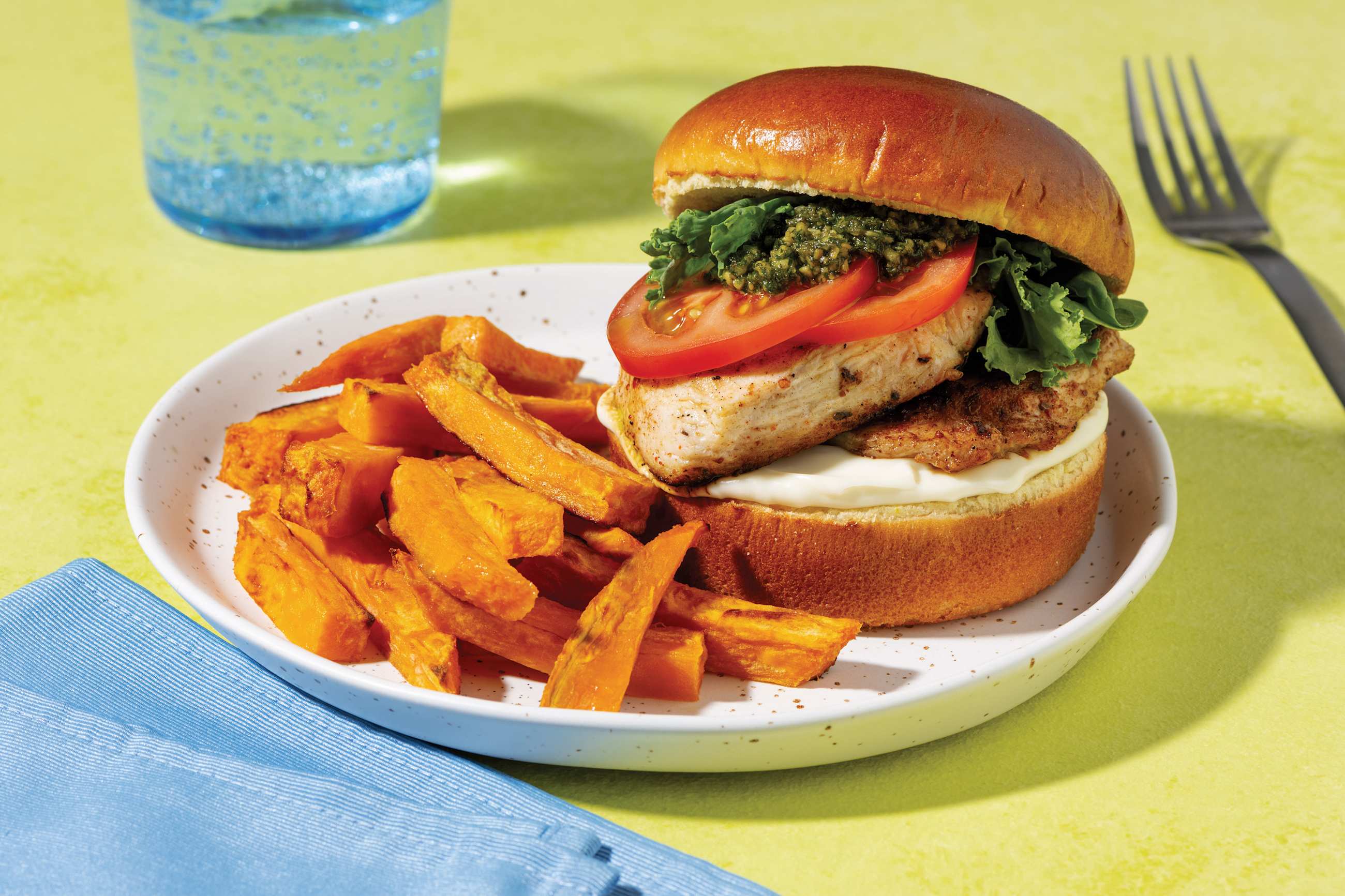 Argentinian Chimichurri Chicken Burger Recipe | HelloFresh