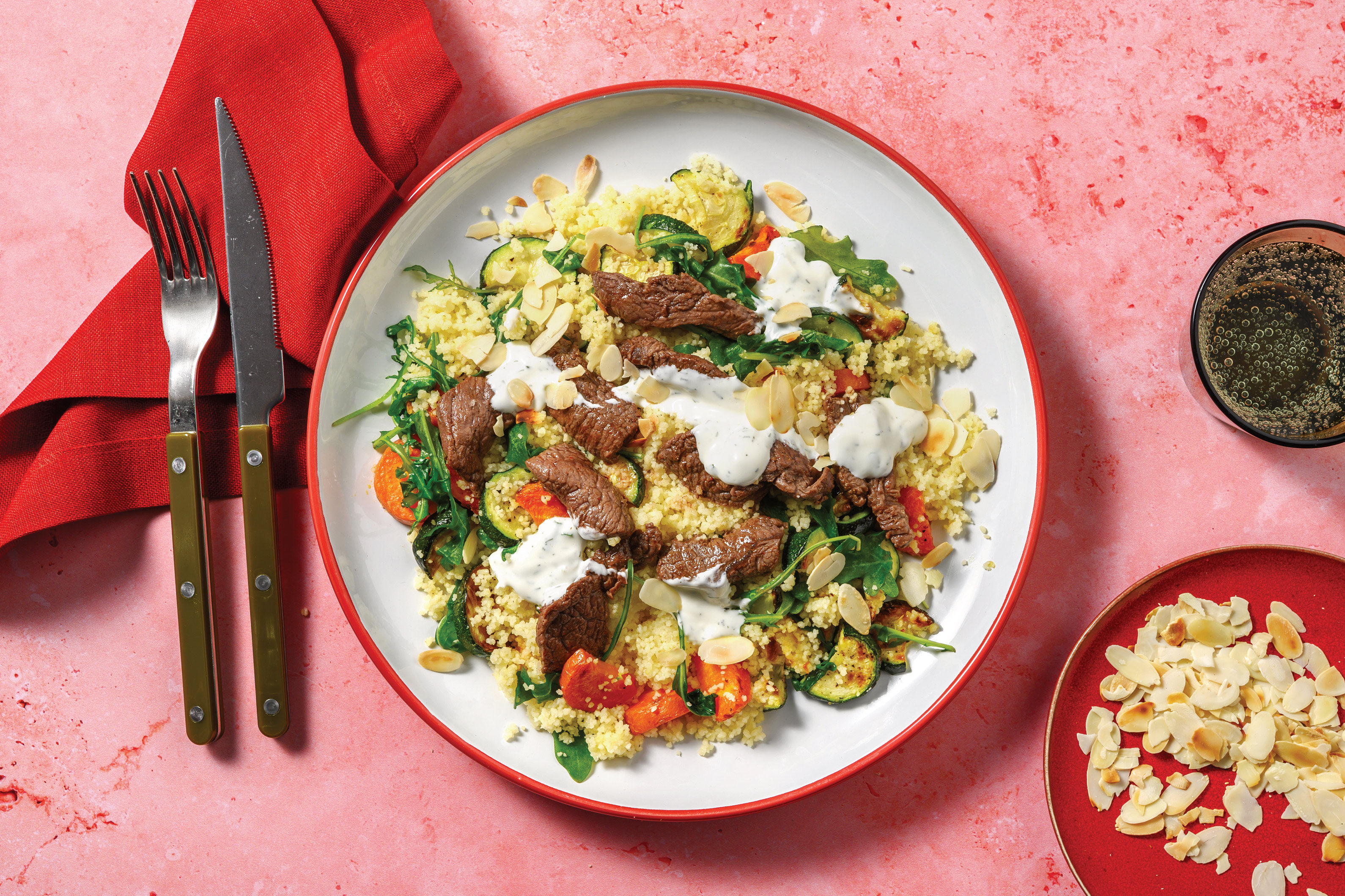 Beef & Roast Veggie Couscous Recipe | HelloFresh