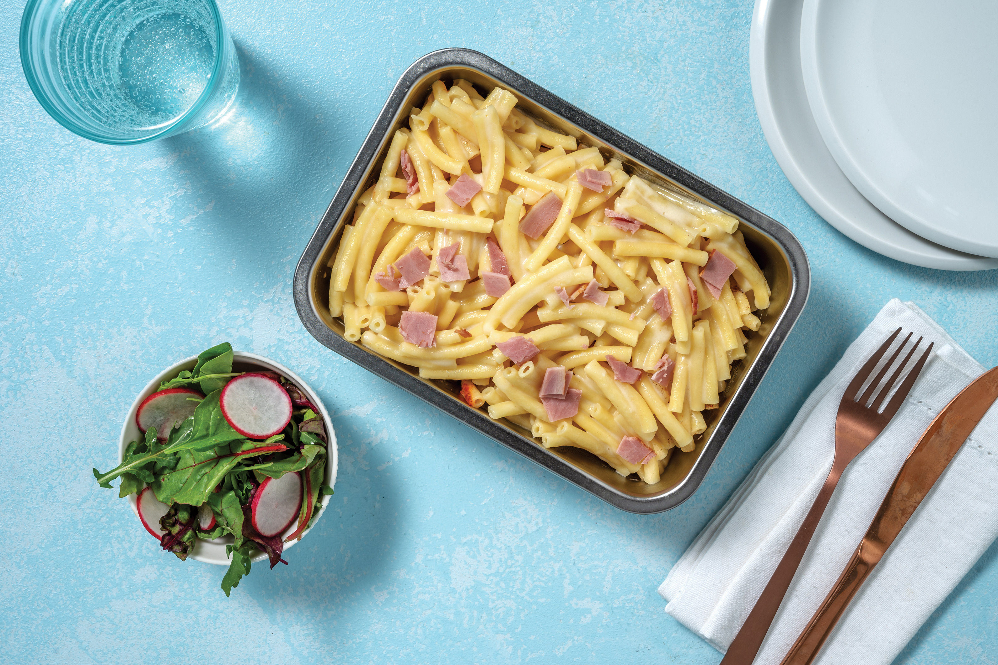 Oven-Ready Ham, Mac & Cheese Recipe | HelloFresh