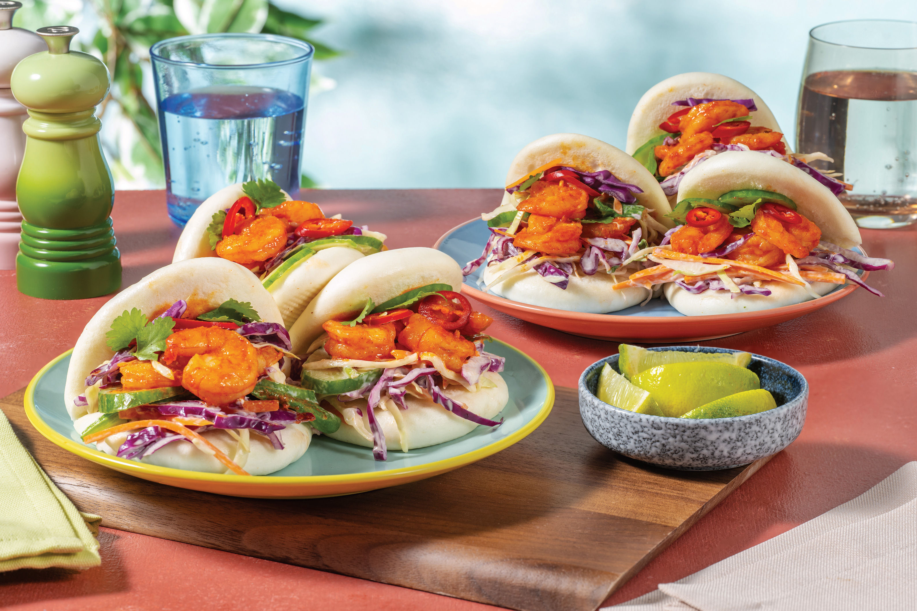 Sichuan Garlic Prawn Bao Buns Recipe | HelloFresh