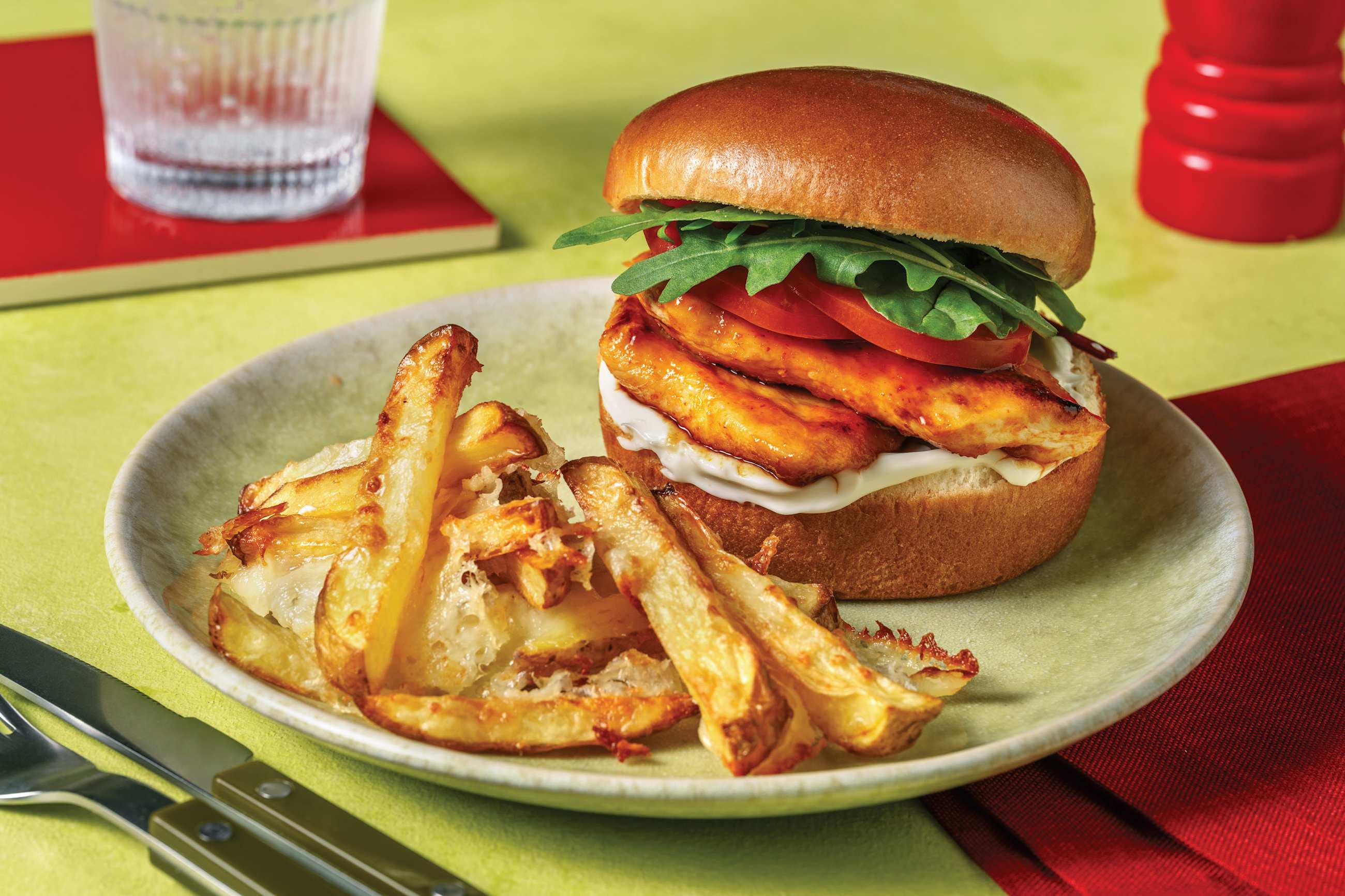 Easy Peri-Peri Chicken Burger Recipe | HelloFresh