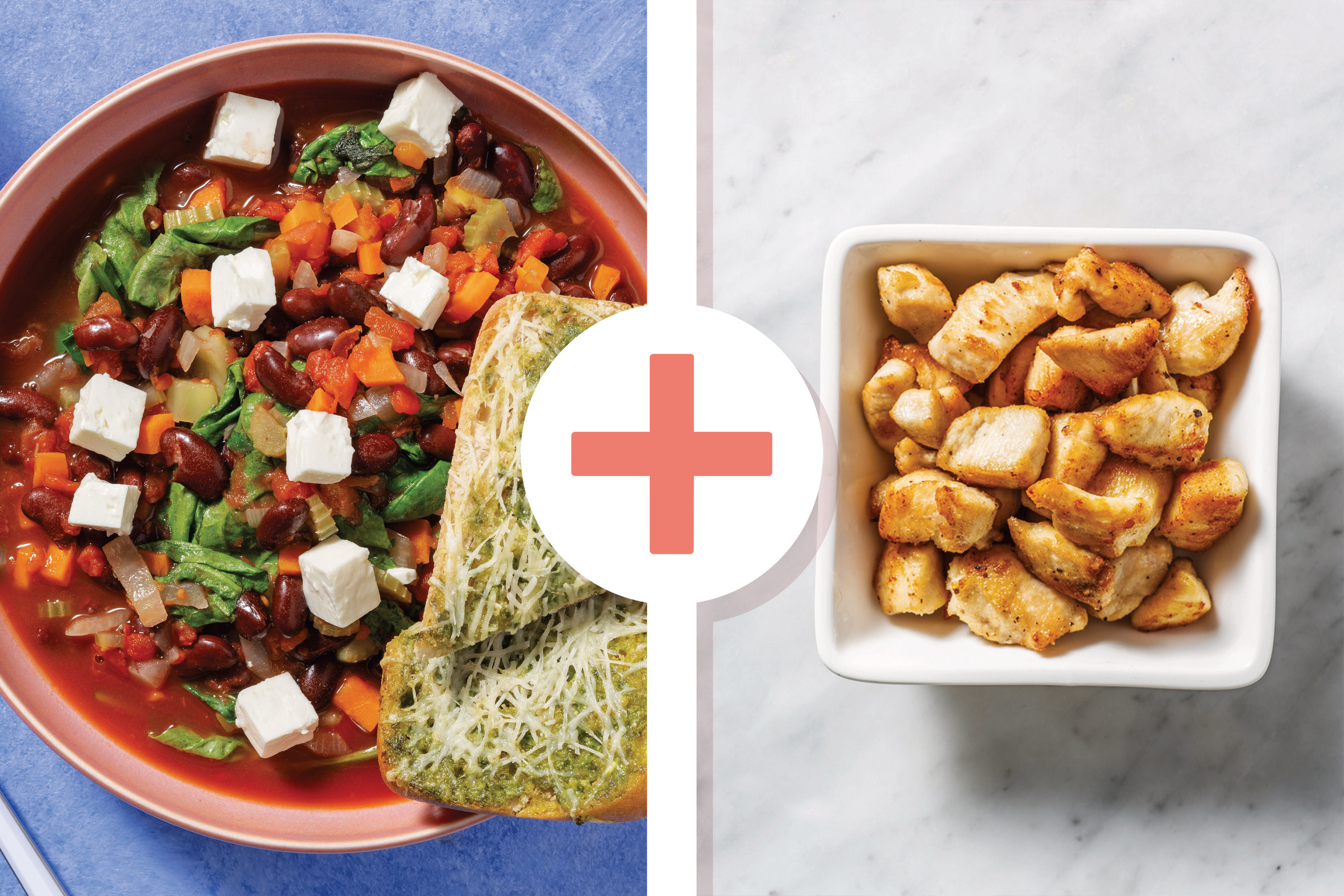 Tuscan Veggie Bean & Chicken Soup Recipe | HelloFresh