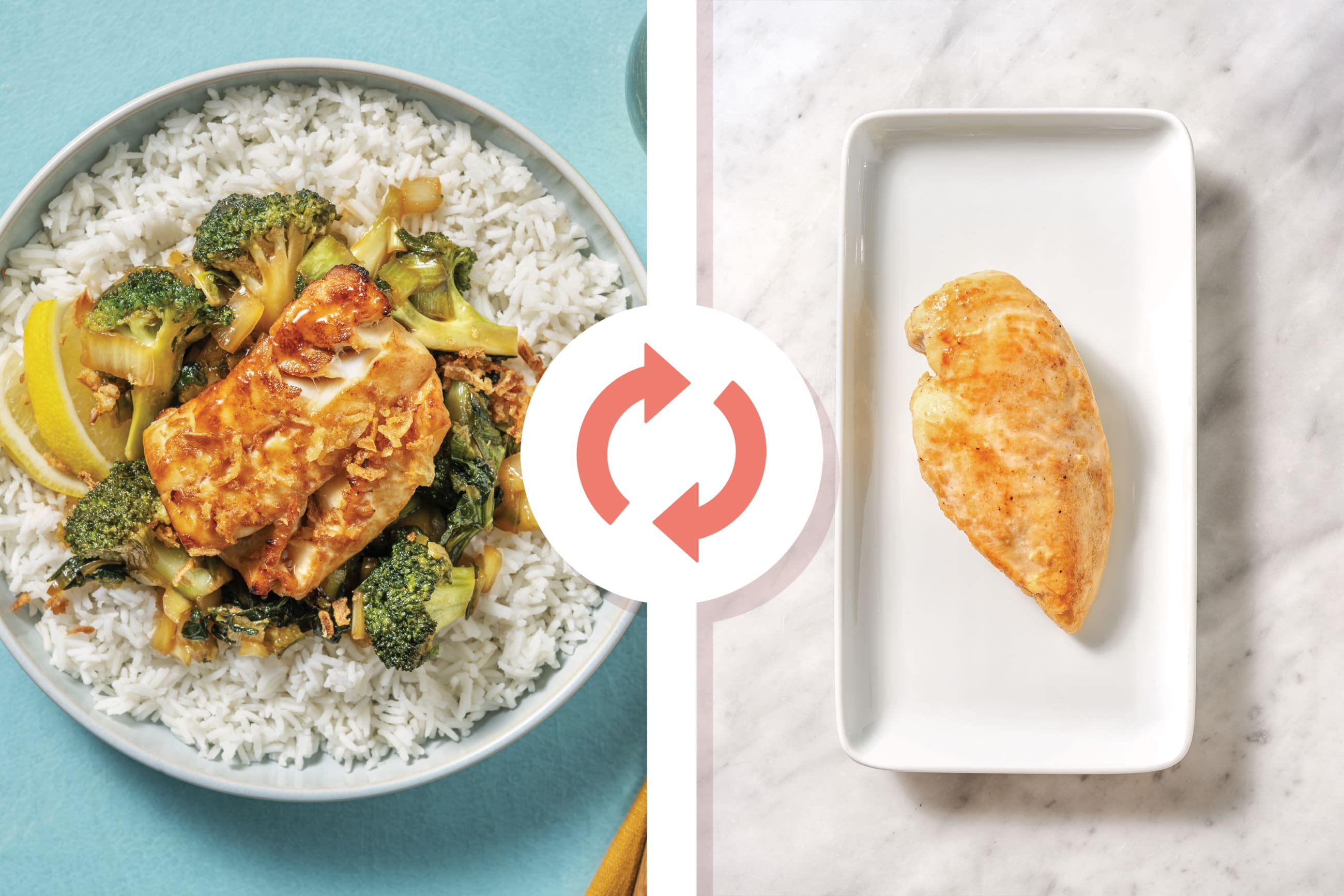 Sweet-Soy Chicken & Garlic Rice Recipe | HelloFresh