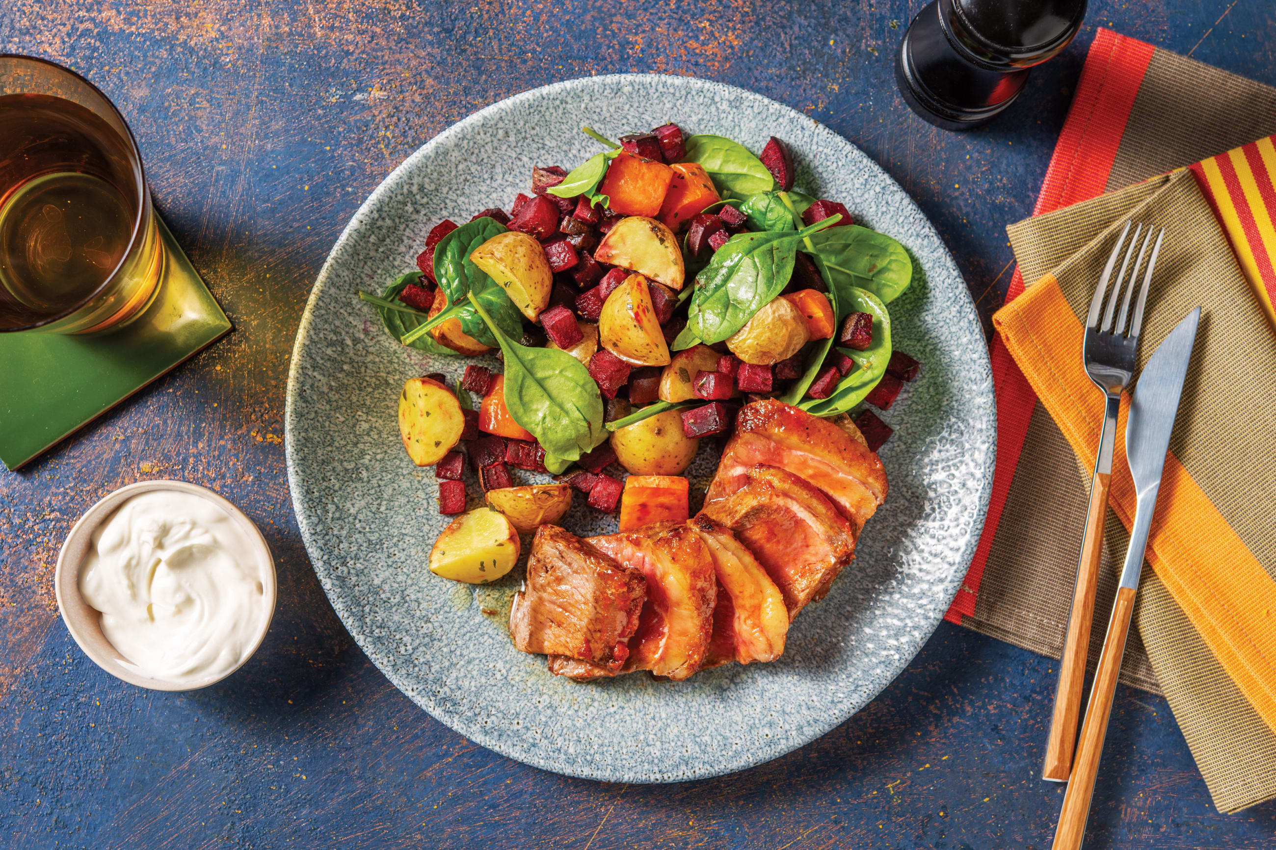 Tender Lamb Rump & Roast Beetroot Salad Recipe | HelloFresh