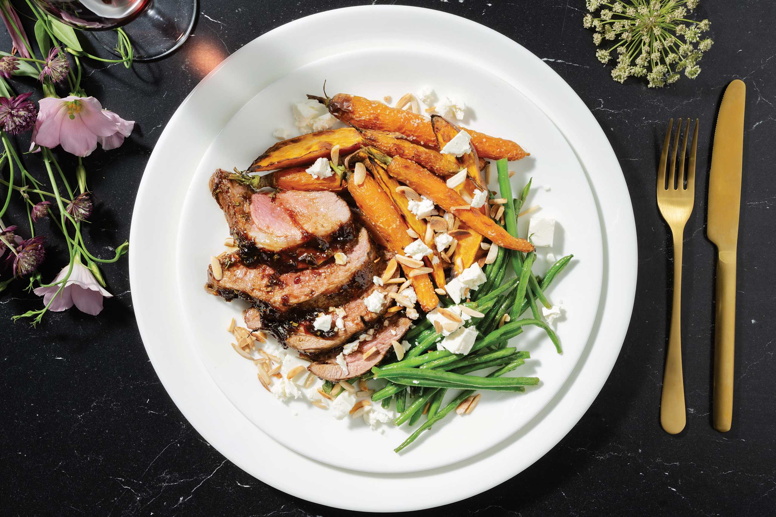 Rosemary & Caramelised Onion Lamb Leg Recipe | HelloFresh