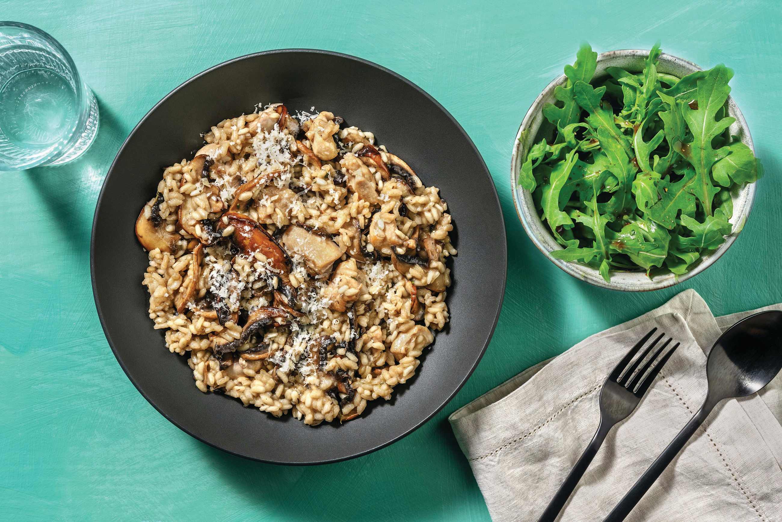 Chicken & Mushroom Baked Risotto Recipe | HelloFresh