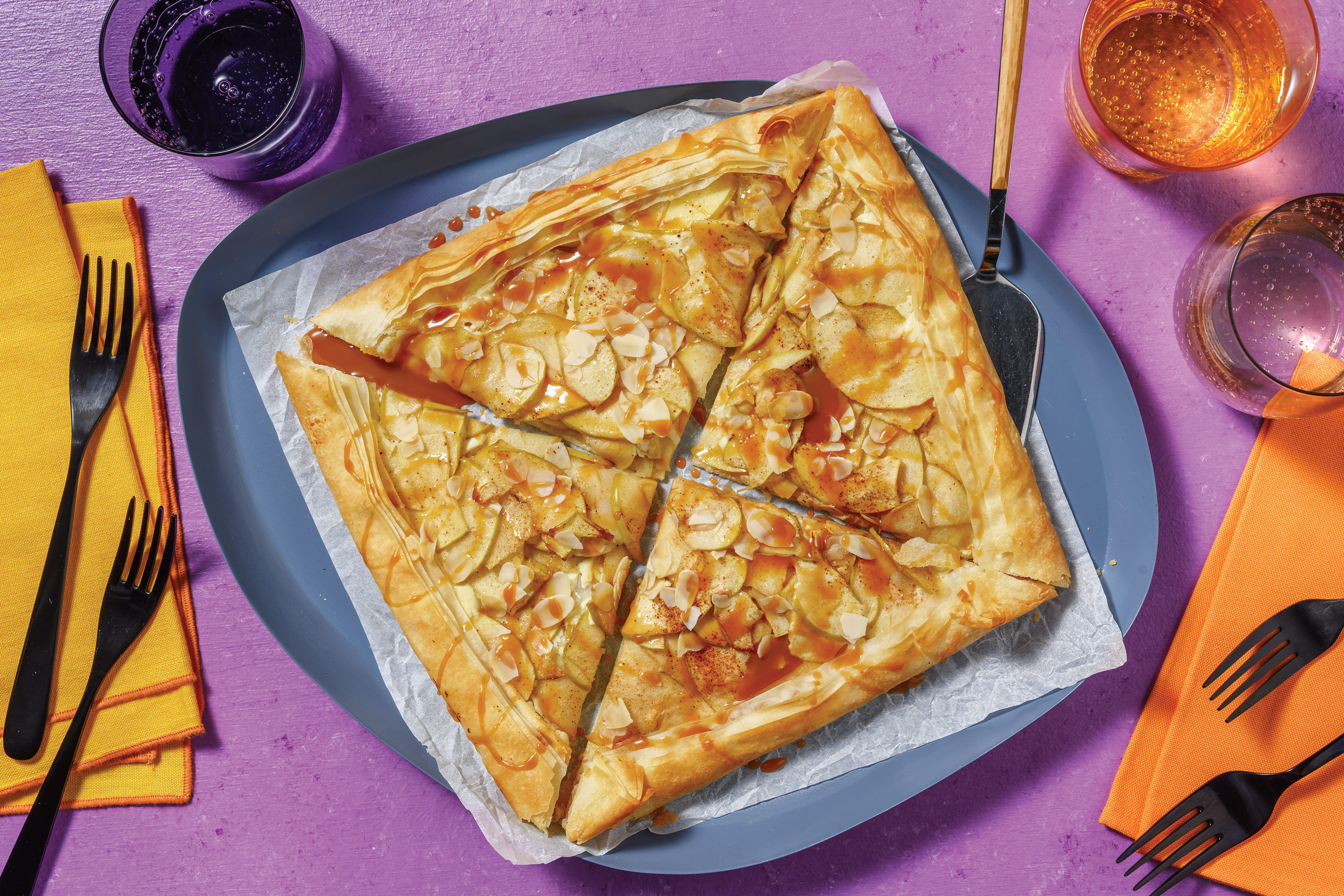 Hocus Pocus Apple & Cream Cheese Galette Recipe | HelloFresh