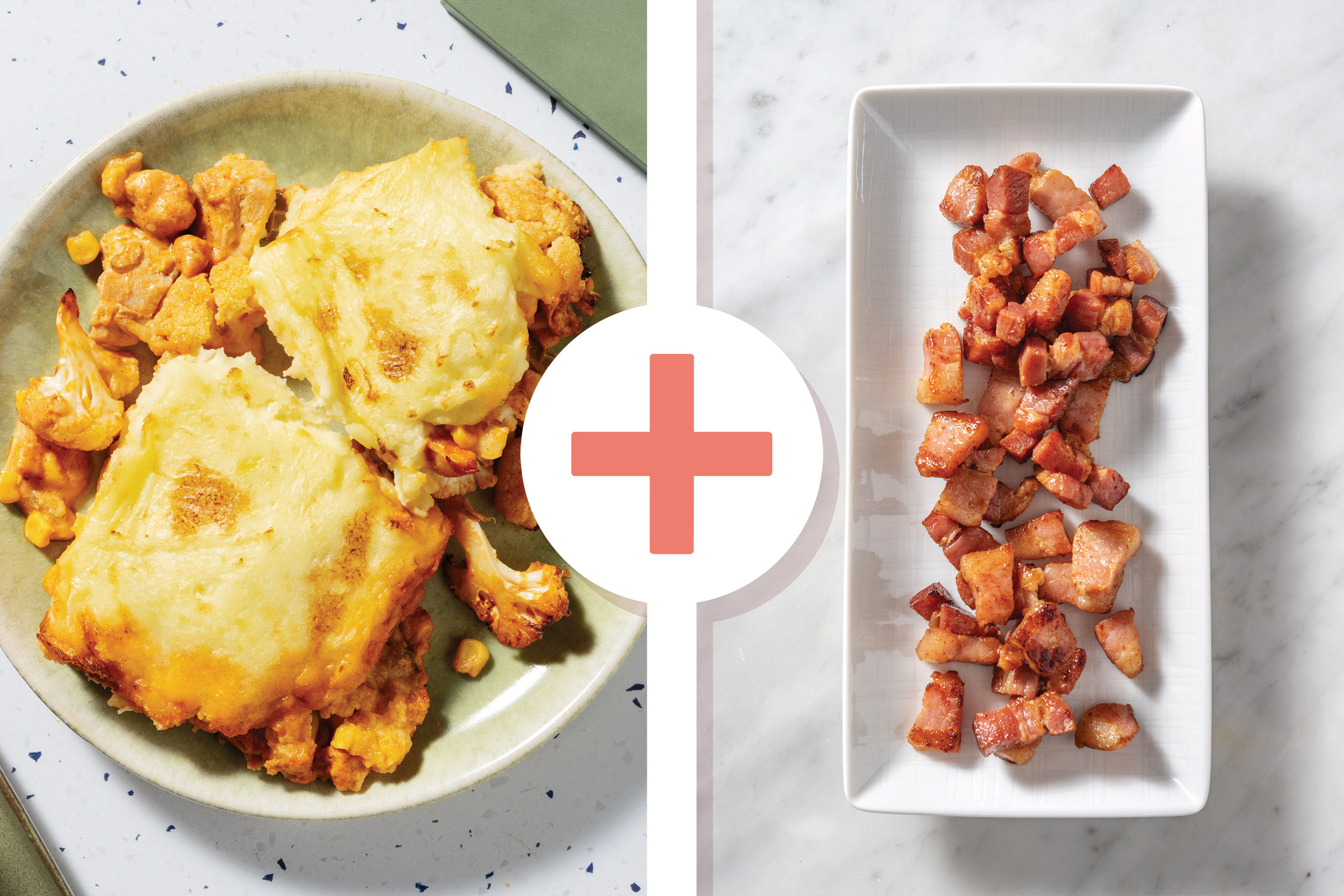 Creamy Mexican Chicken & Bacon Potato Top Pie Recipe | HelloFresh