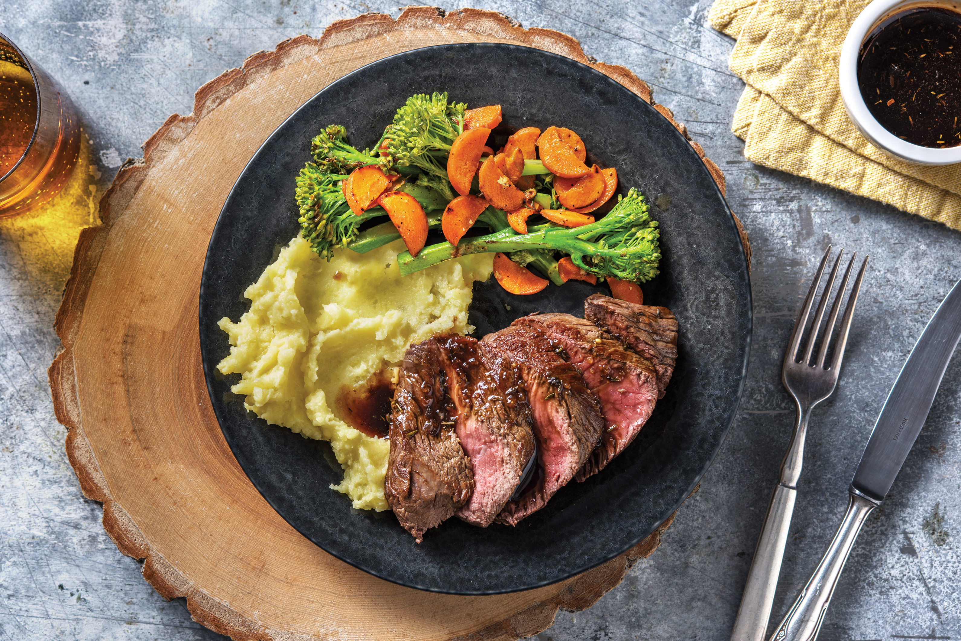 Balsamic & Parsley Beef Steak Recipe | HelloFresh