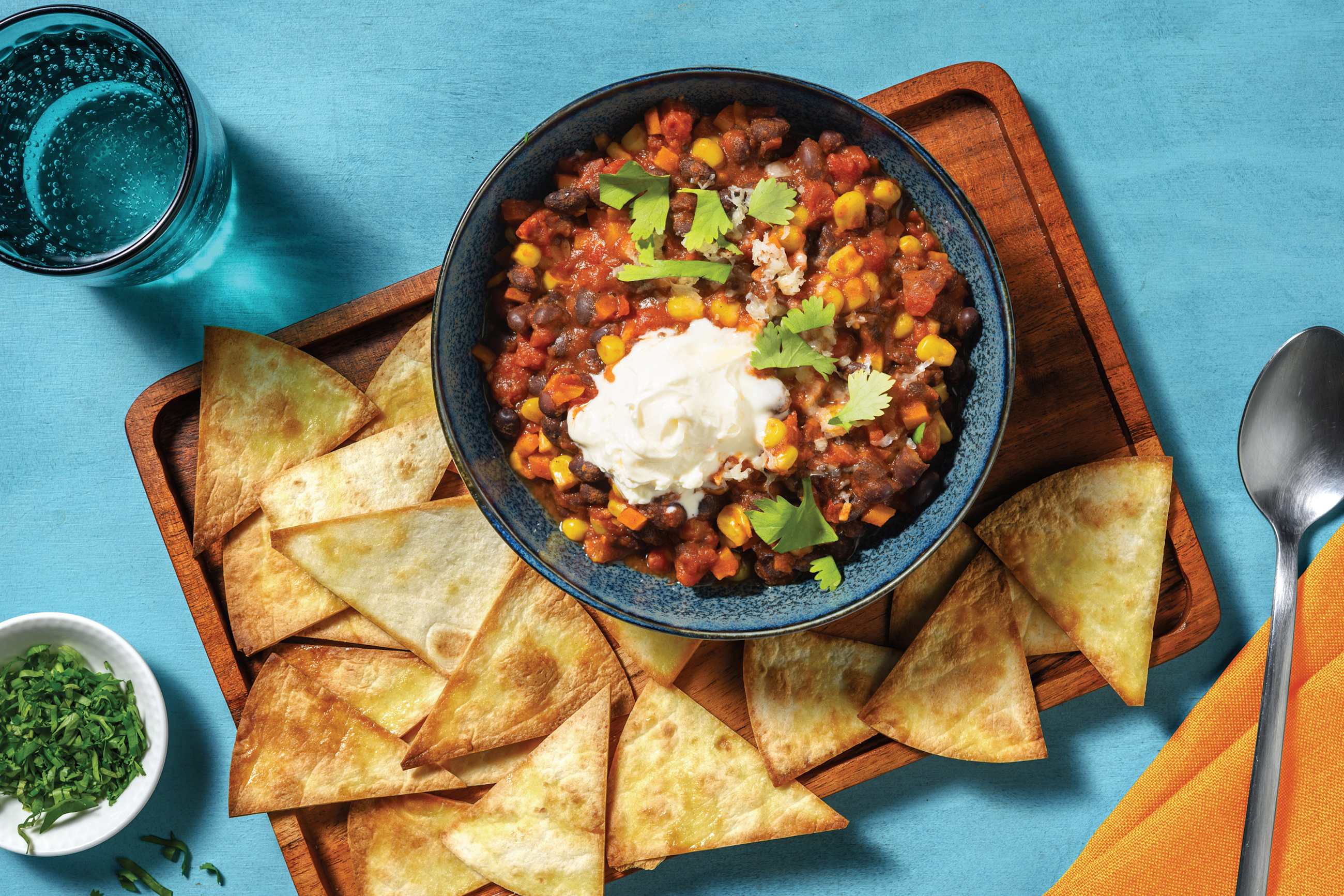 Mexican Black Bean Chilli Recipe | HelloFresh