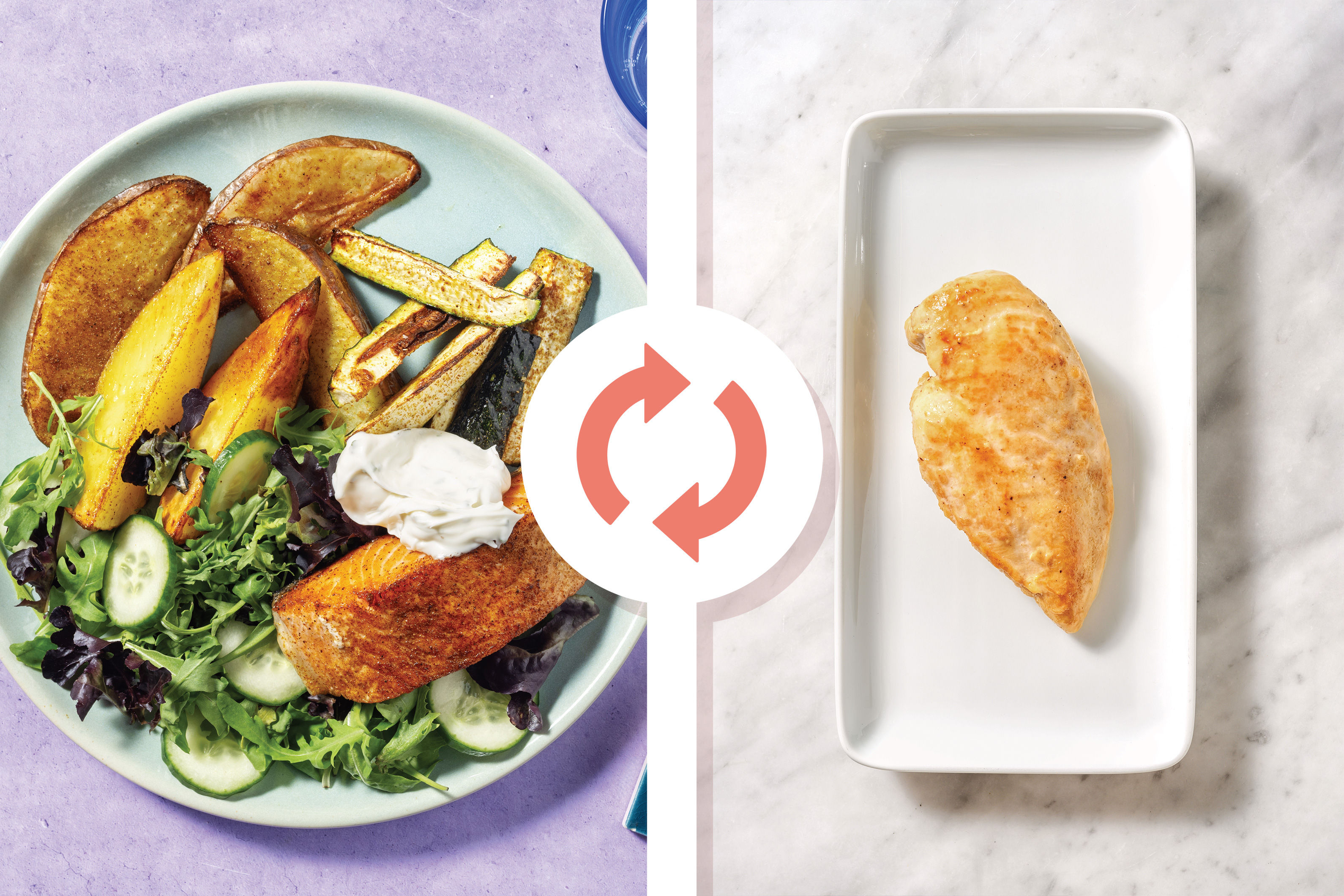 Aussie Seared Chicken & Herby Mayo Recipe | HelloFresh