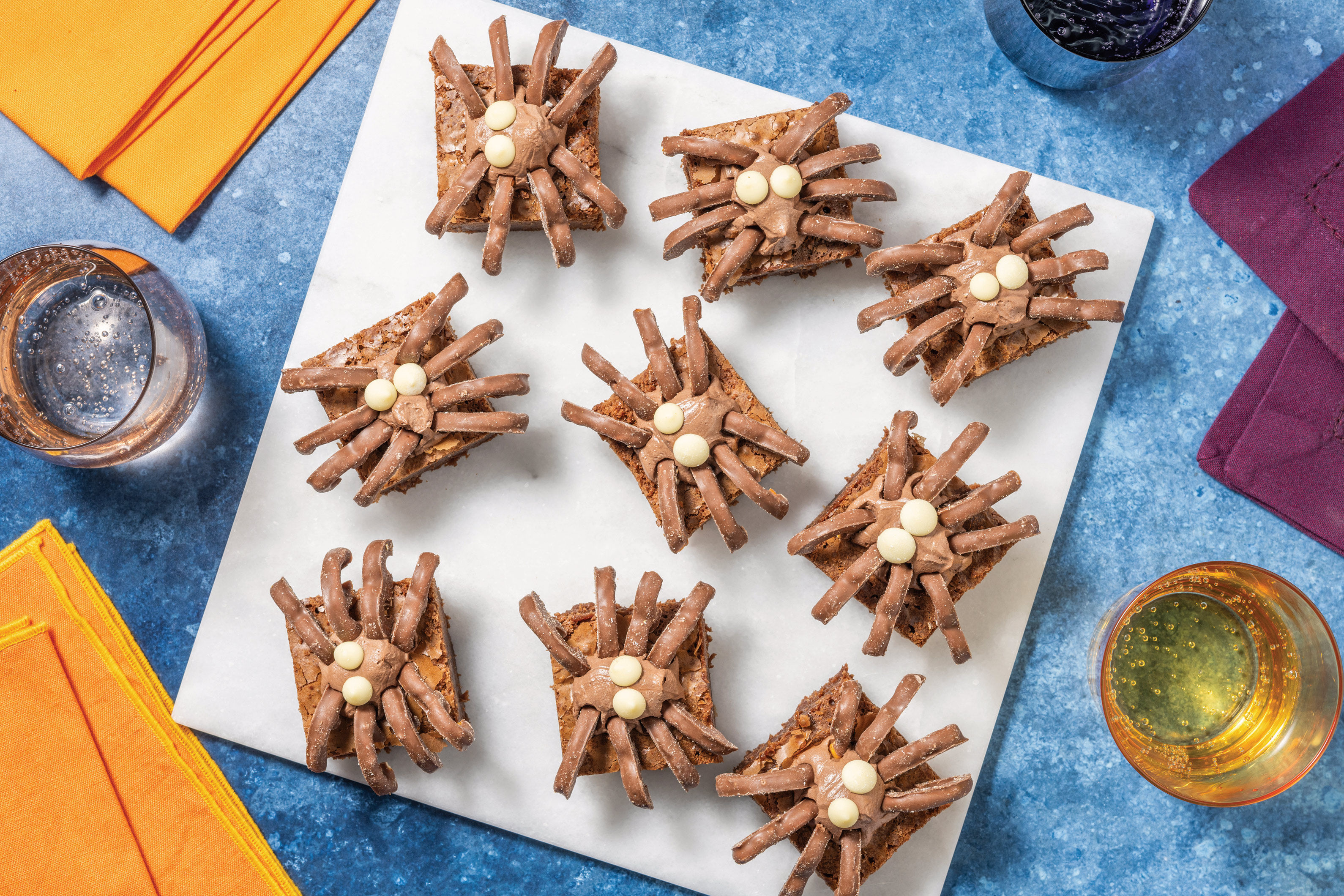 Spooky Spider Brownies Recipe | HelloFresh