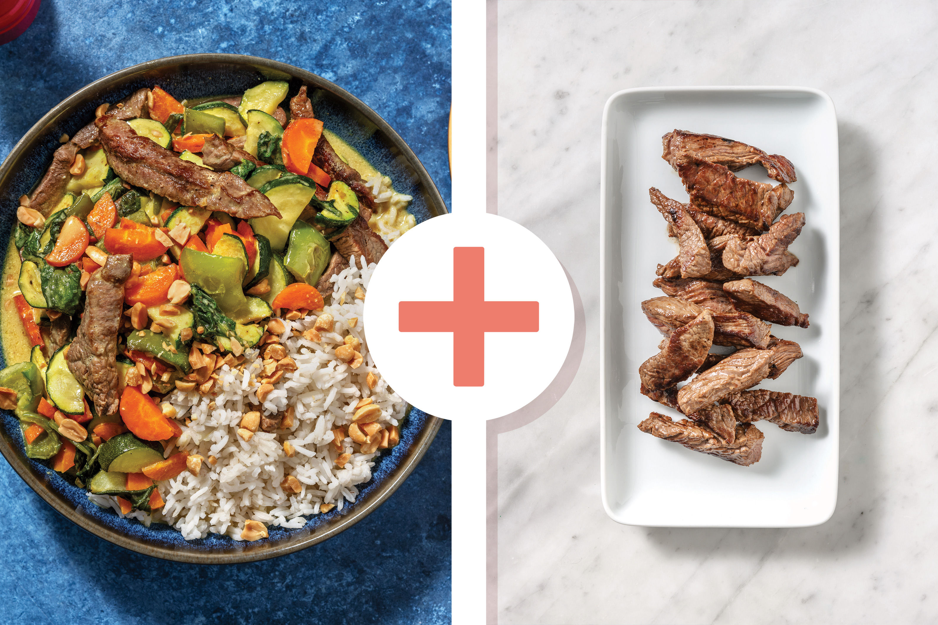 Double Malaysian Beef & Roast Veggie Curry Recipe | HelloFresh