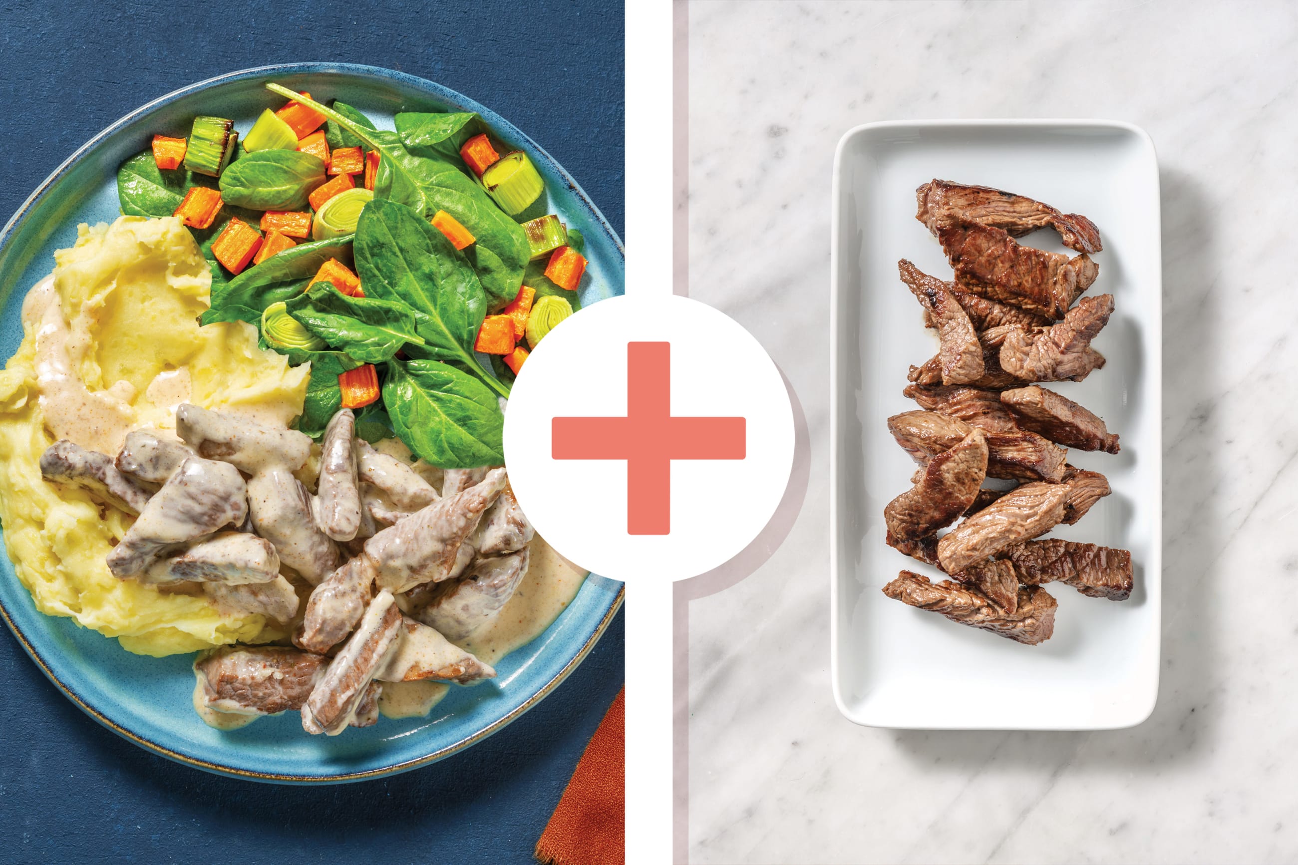 Double Haunting Beef Strips & Oozy Cream Sauce Recipe | HelloFresh