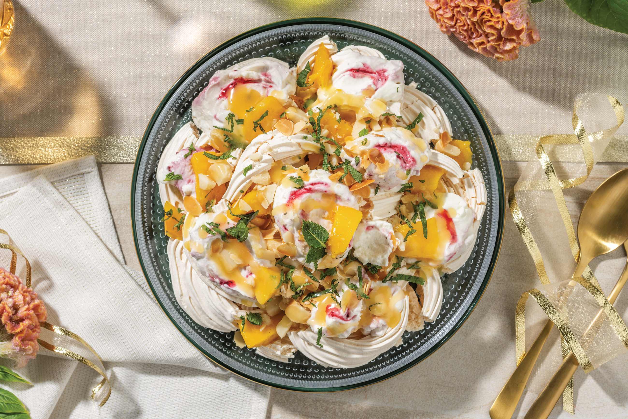 Smashed Meringue & Berry Cream Recipe | HelloFresh